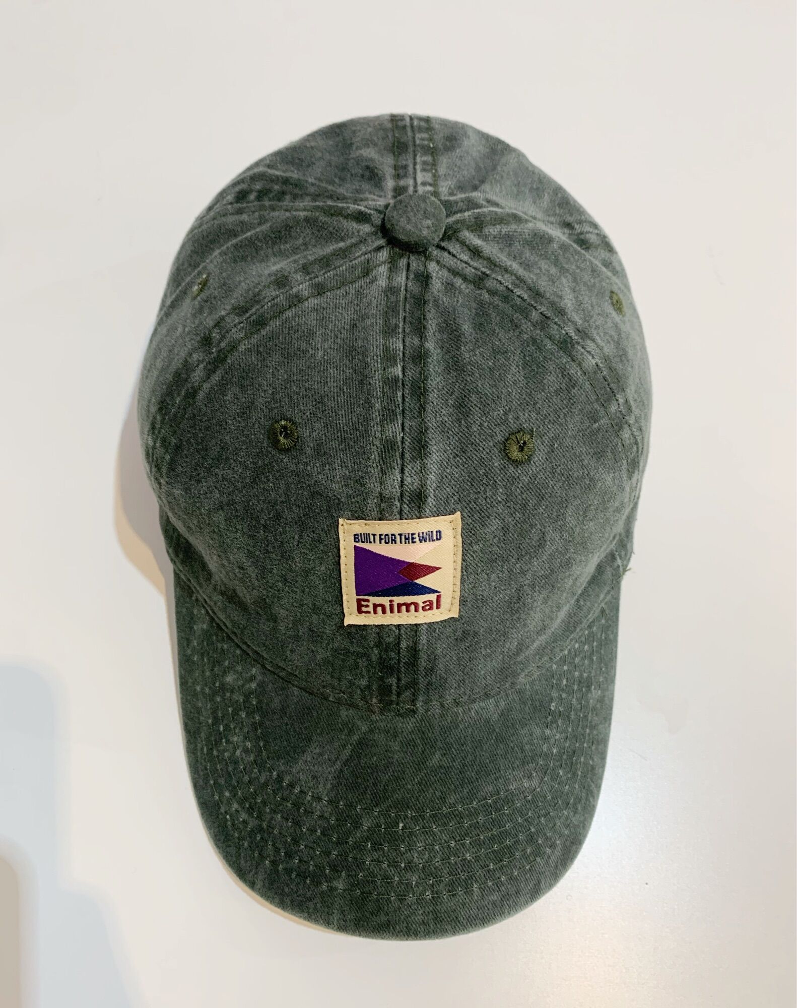 Enimal Washed Dad Hat - Army Green