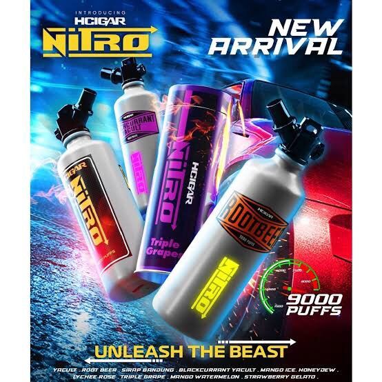 HCIGAR NITRO 9000 PUFFS - Disposable Pods - 9000 Puffs - Legit | Lazada PH