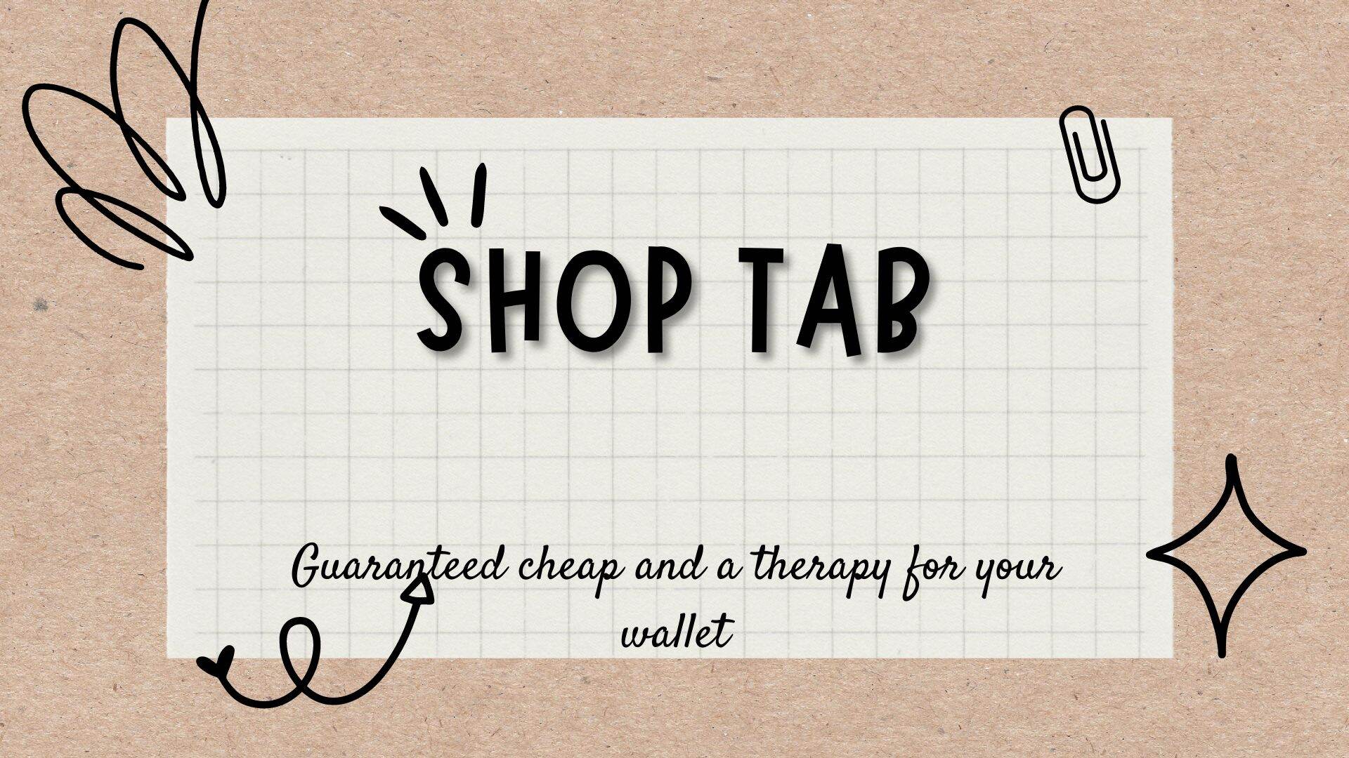 Shop online with SHOP TAB now! Visit SHOP TAB on Lazada.