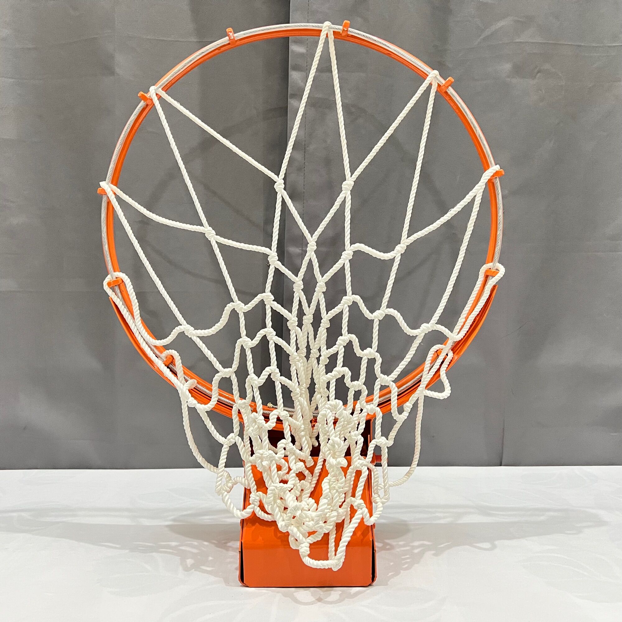 Basketball Ring 16” with Dual Spring, Cable Type/HookHolder and Net ...