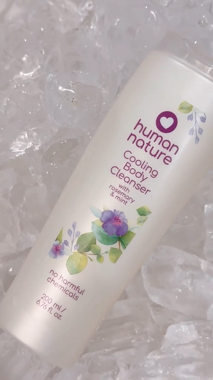 Human Nature Cooling Body Cleanser with Invigorating Rosemary and mint ...