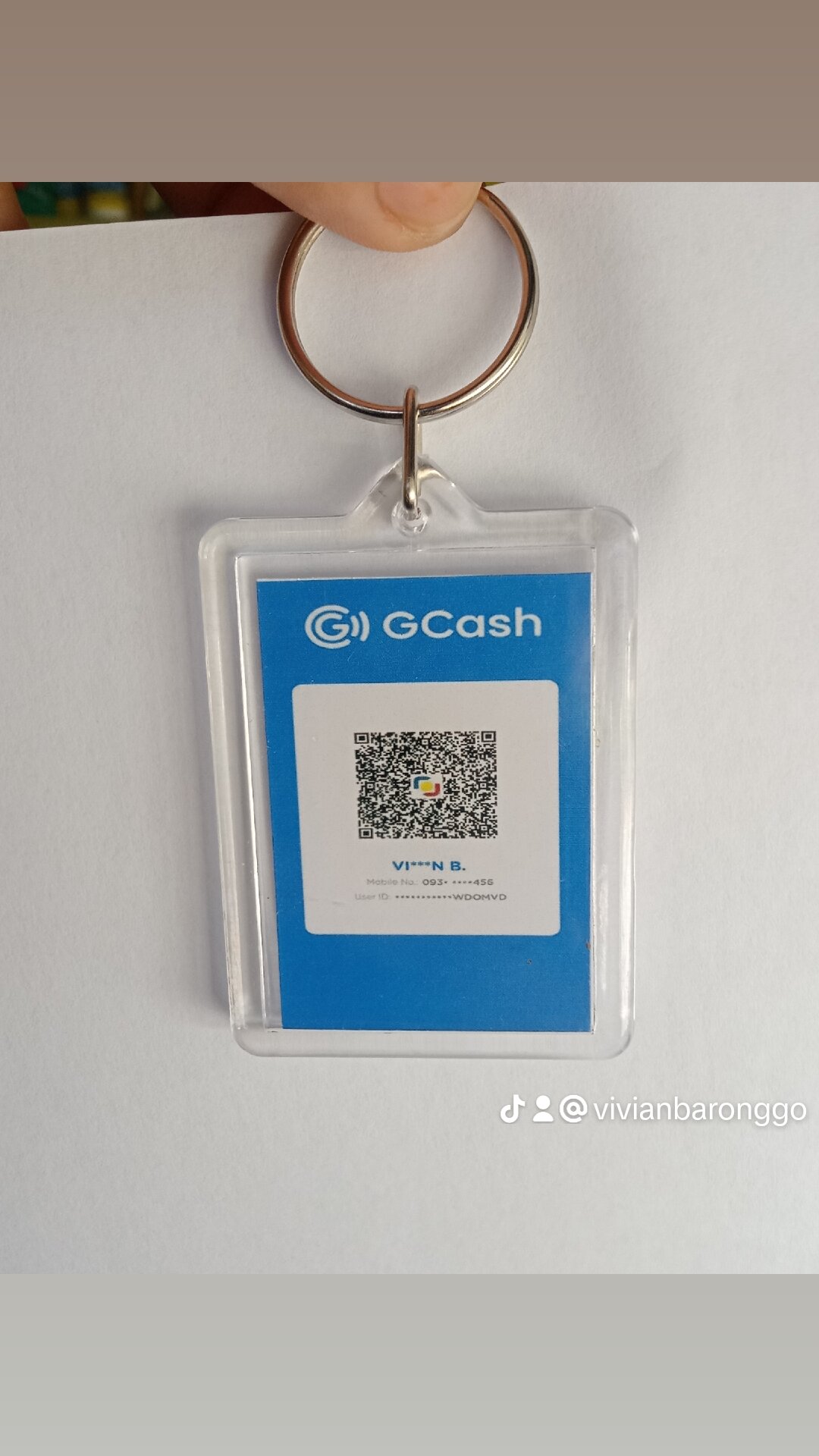 Gcash Qr code keychain style waterproof | Lazada PH