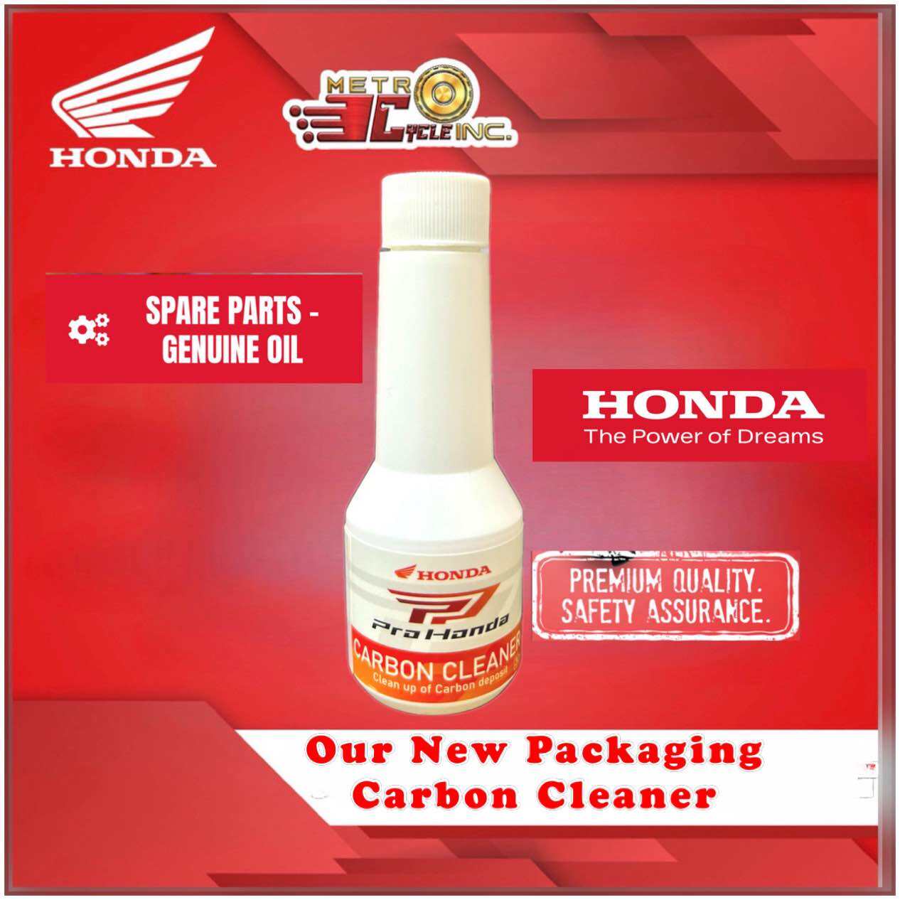 Honda Genuine Carbon Cleaner 30ml