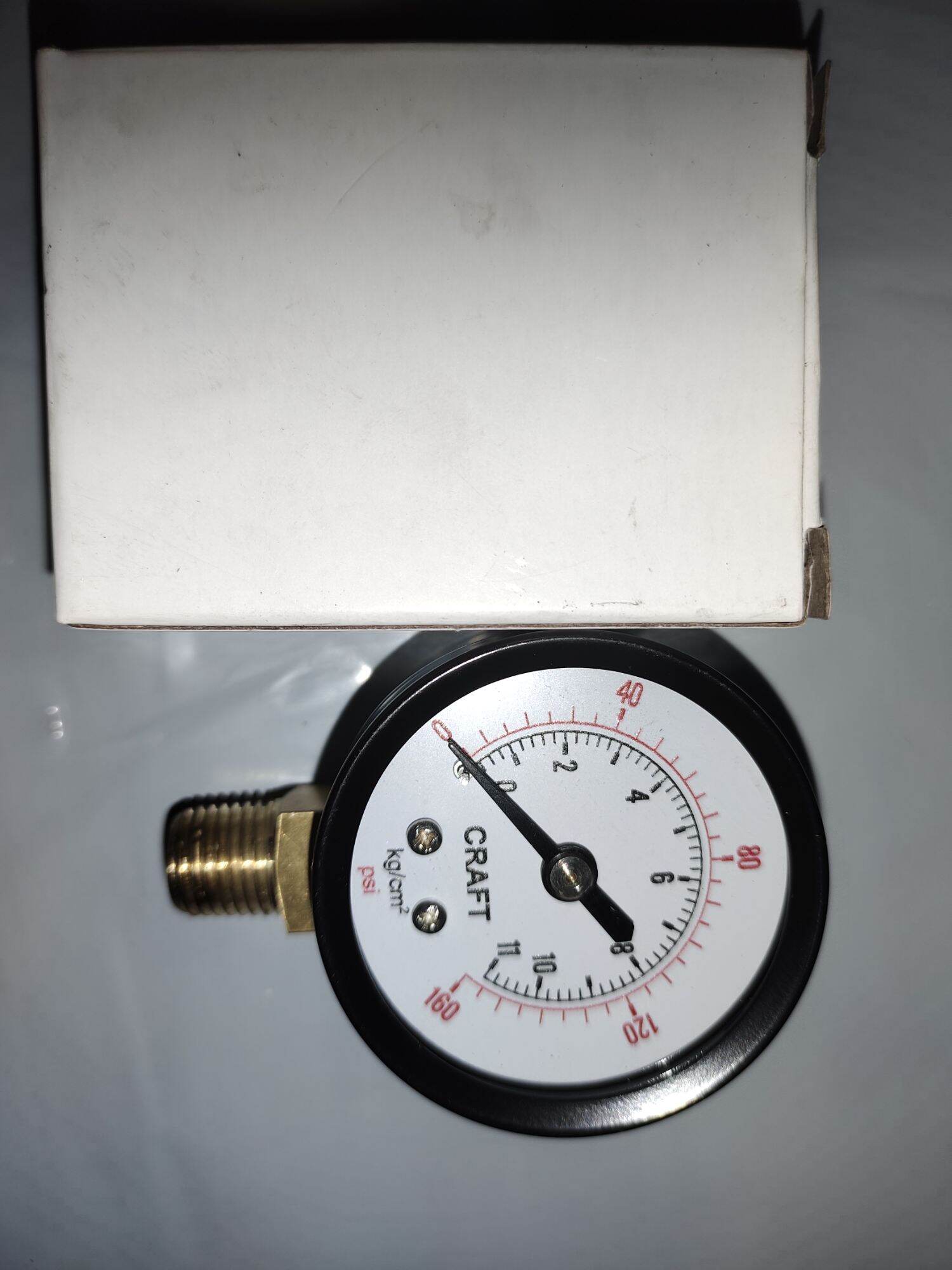 DRY PRESSURE GAUGE 0-160 PSI CRAFT 2" , 1/4"NPT | Lazada PH