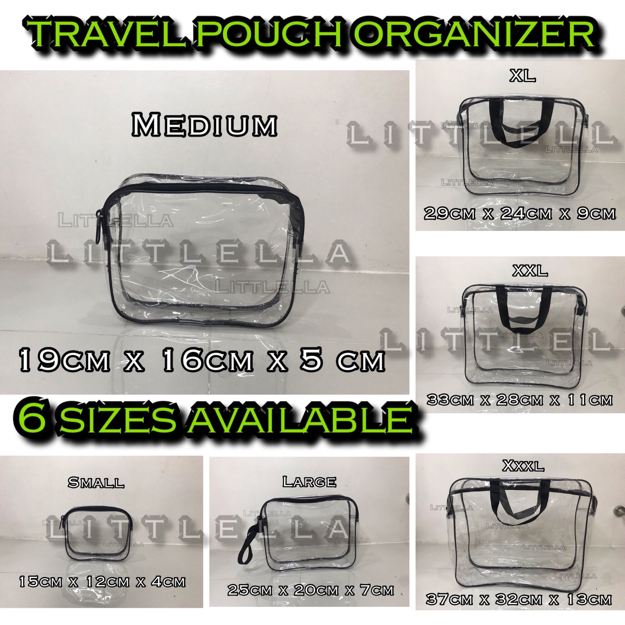 TRAVEL ORGANIZER PVC POUCH COSMETIC POUCH | Lazada PH