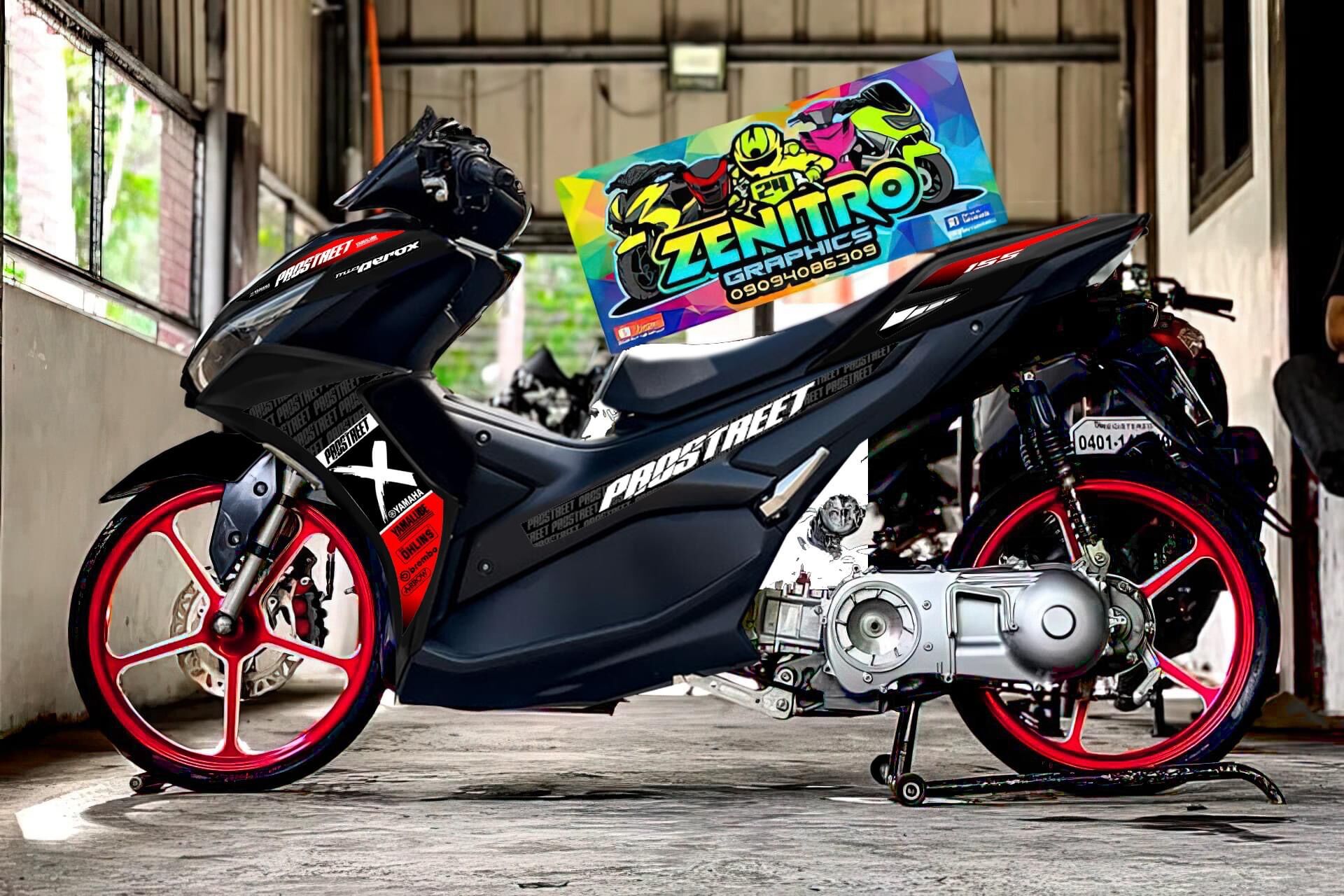 Prostreet decals for aerox version 1 | Lazada PH