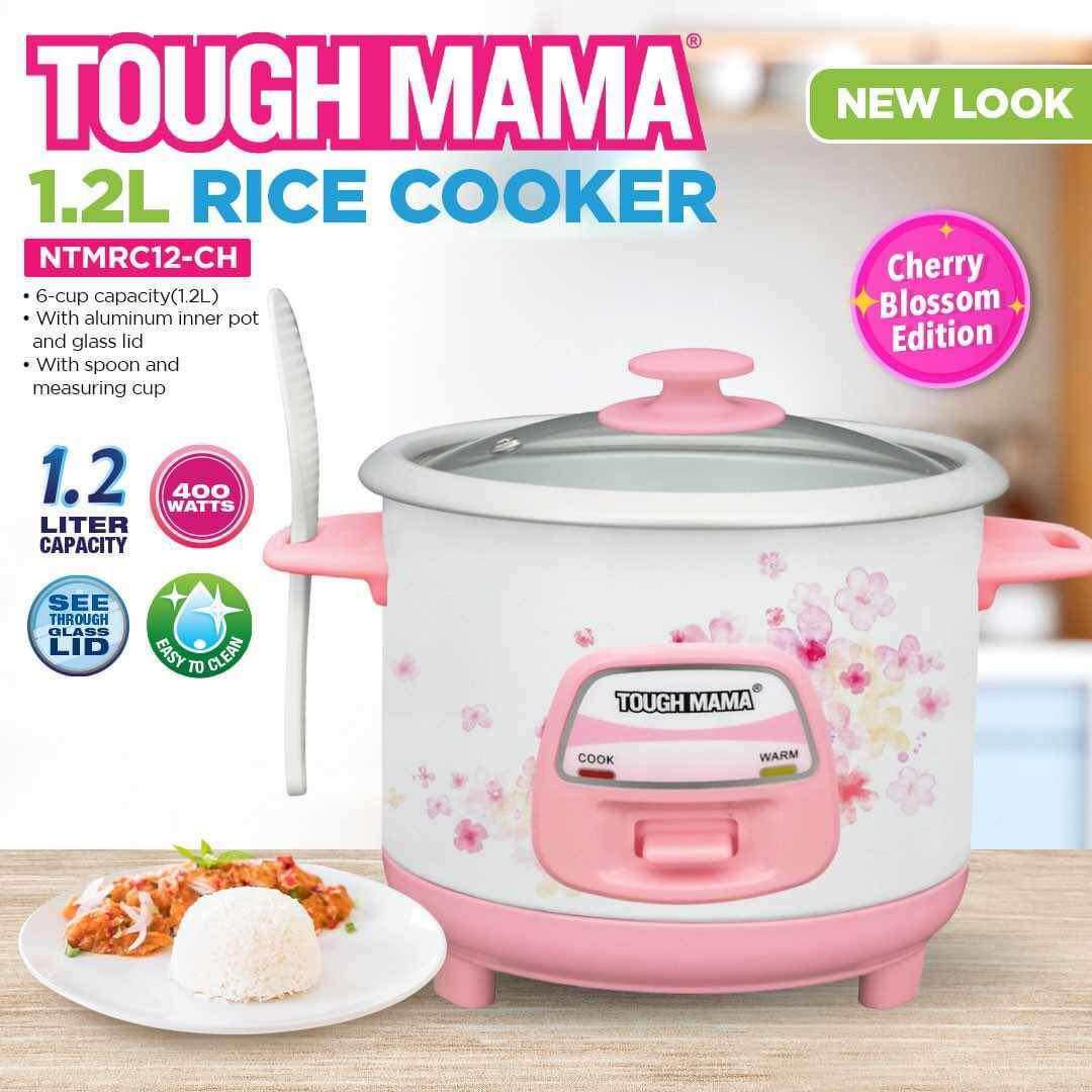 Tough Mama NTMRC18-CH 1.8L Straight Type Cherry Rice Cooker