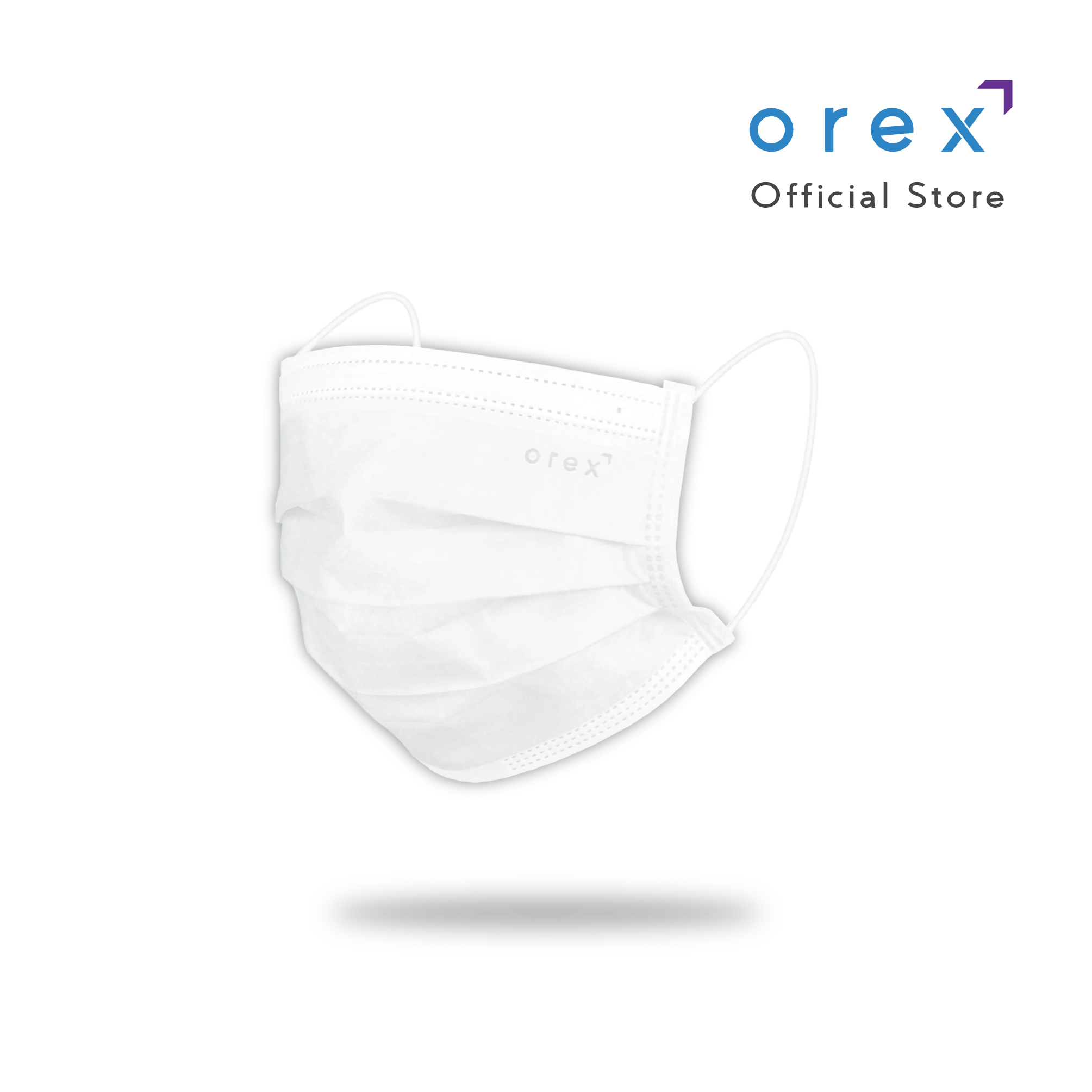 OREX 3 Ply Disposable Earloop Face Mask - 1 box (50pcs) | Lazada PH