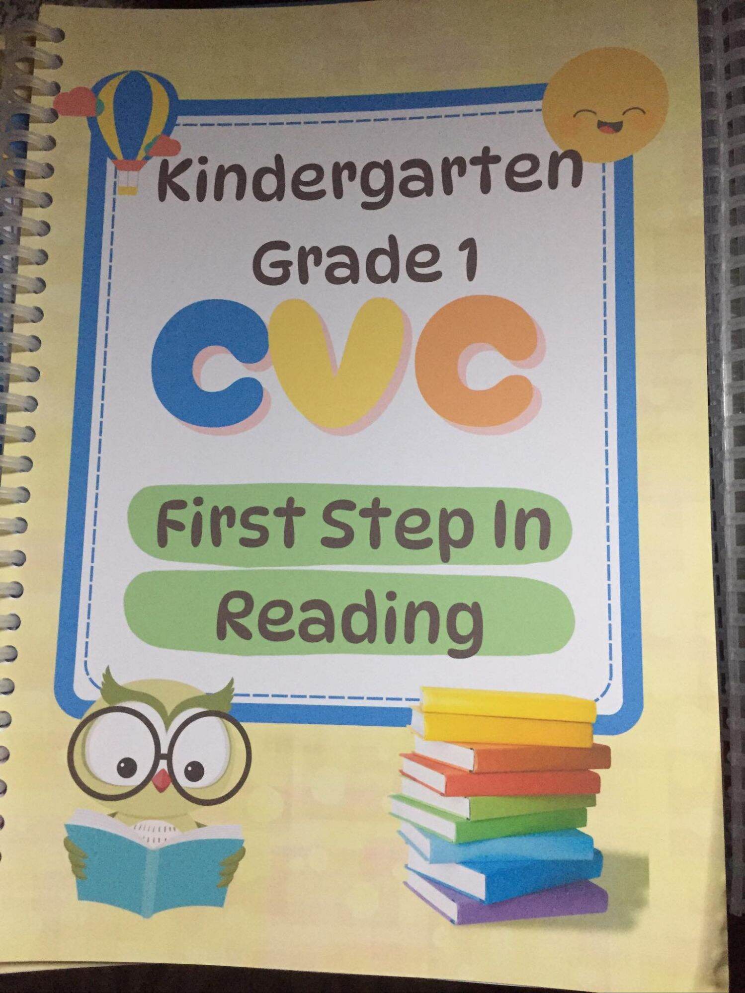 CVC First Step in Reading Kindergarten to Grade 1 (43pages) | Lazada PH