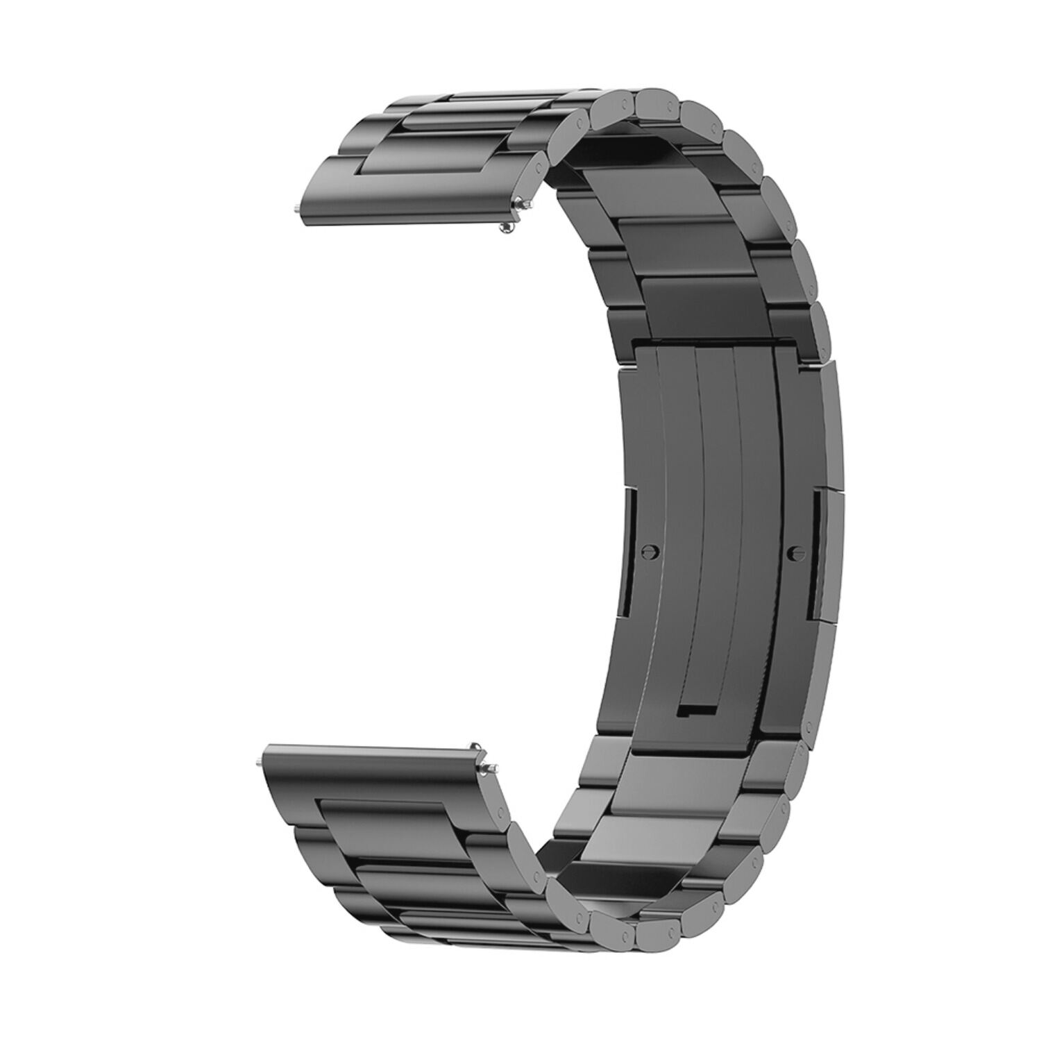 Watch Band for Universal 22mm Triple Bead Titanium Apple Model Casual ...