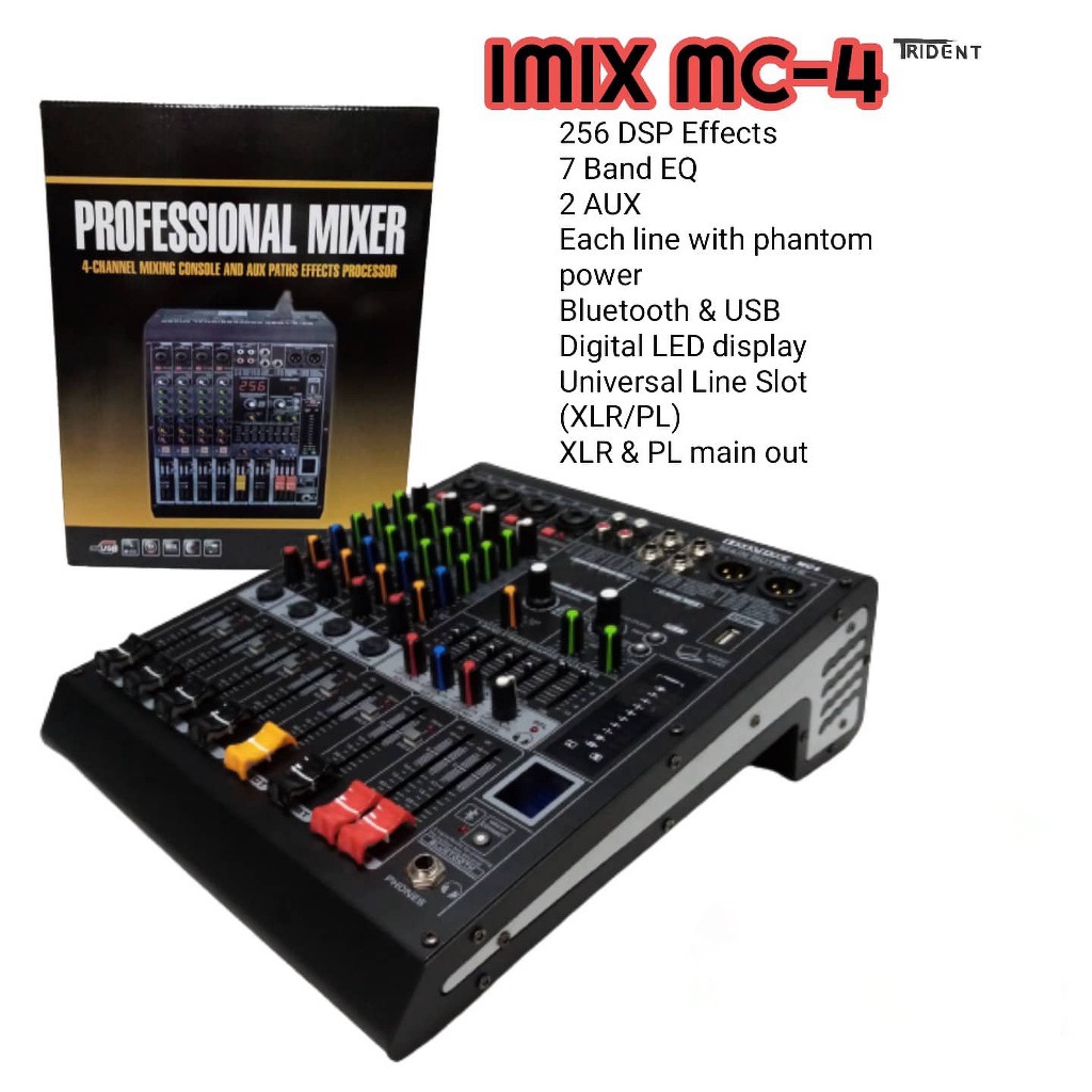 iMix MC-4 Audio 4 channel mixer Original | Lazada PH