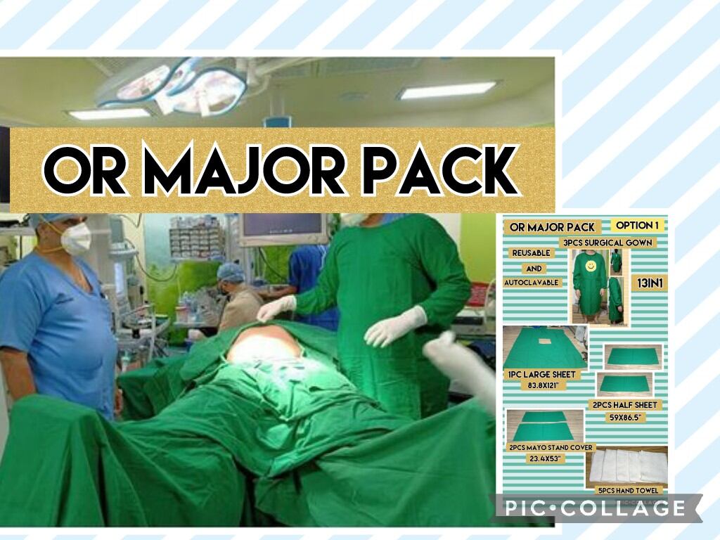 OPERATING ROOM MAJOR PACK||REUSABLE AND AUTOCLAVABLE | Lazada PH