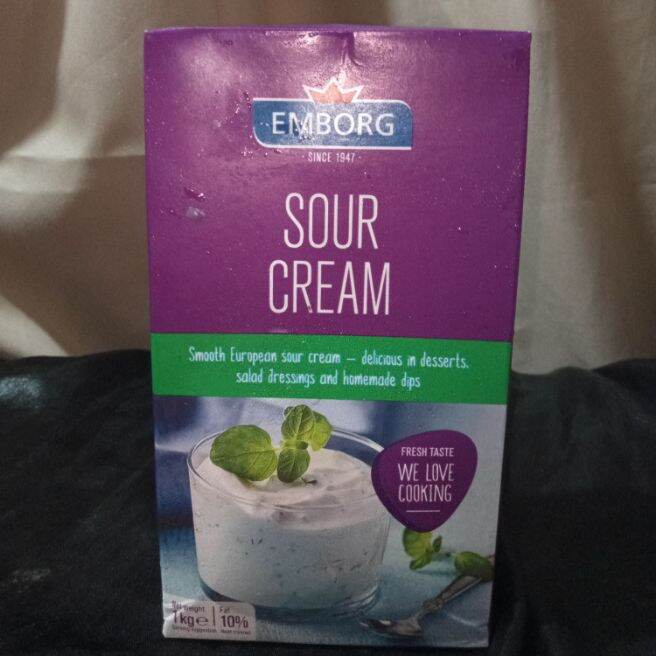 EMBORG SOUR CREAM 1L | Lazada PH