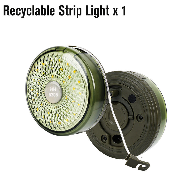 New LED Camping Lamp Strip Atmosphere Light Waterproof Recyclable Light ...