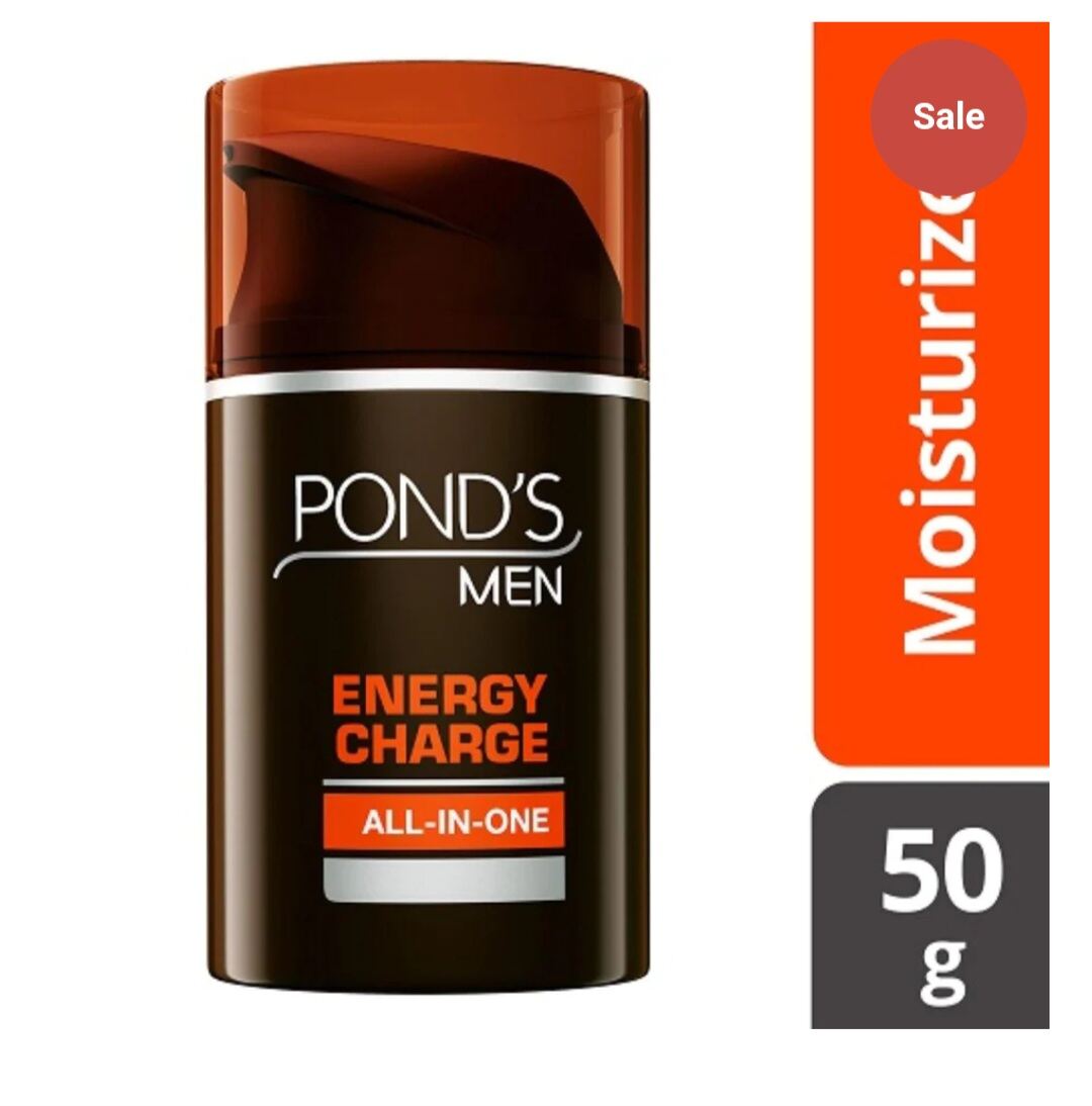 PONDS MEN ENERGY CHARGE ALL IN ONE WHITE BOOST 50G | Lazada PH