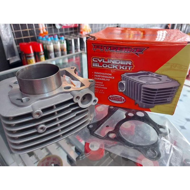 PITSBIKE SMASH 115 57MM CYLINDER BLOCK KIT STEEL SMASH115 57 CASTING ...