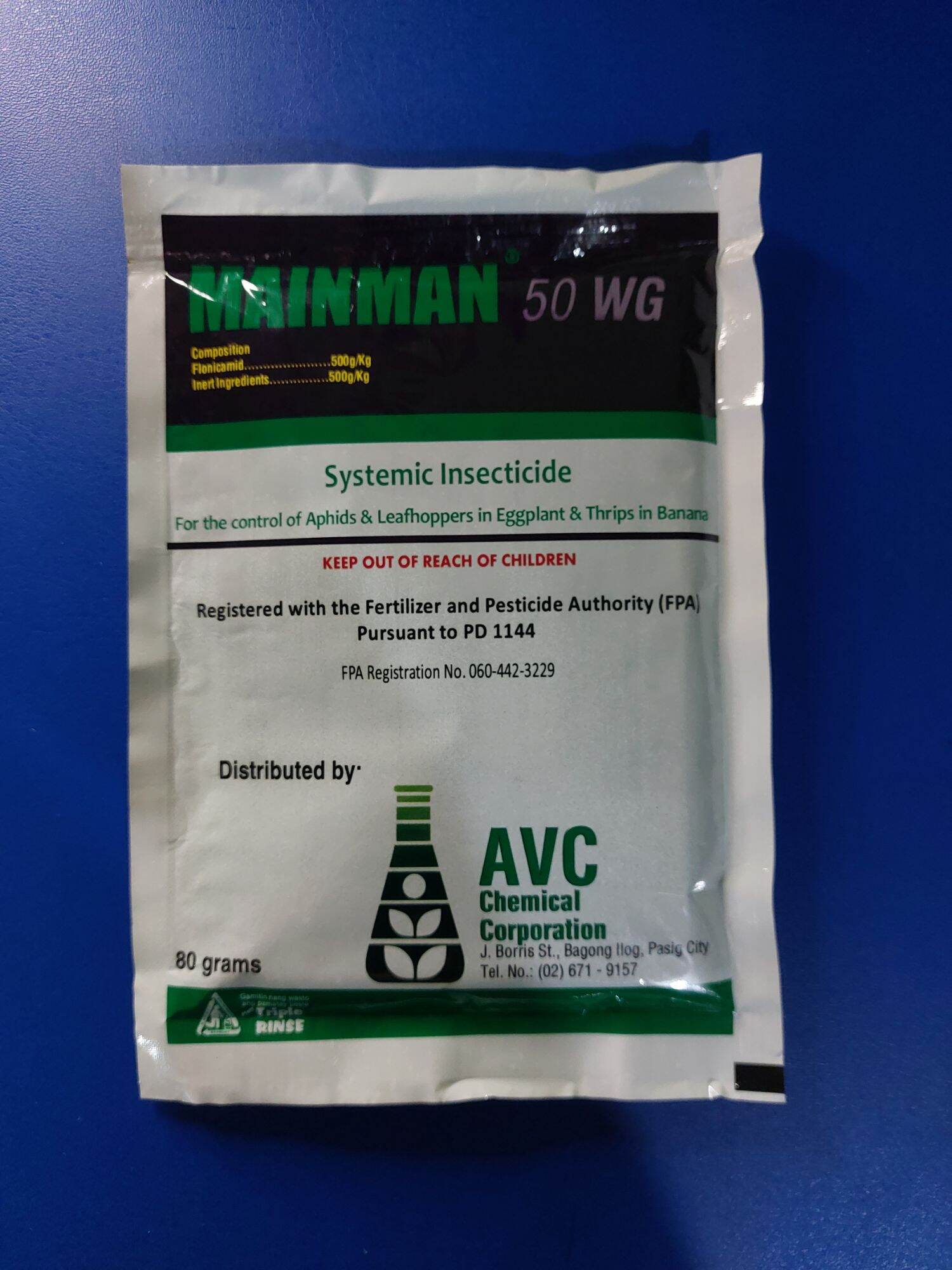 Mainman 50 WG (80 grams) Systemic Insecticide | Lazada PH