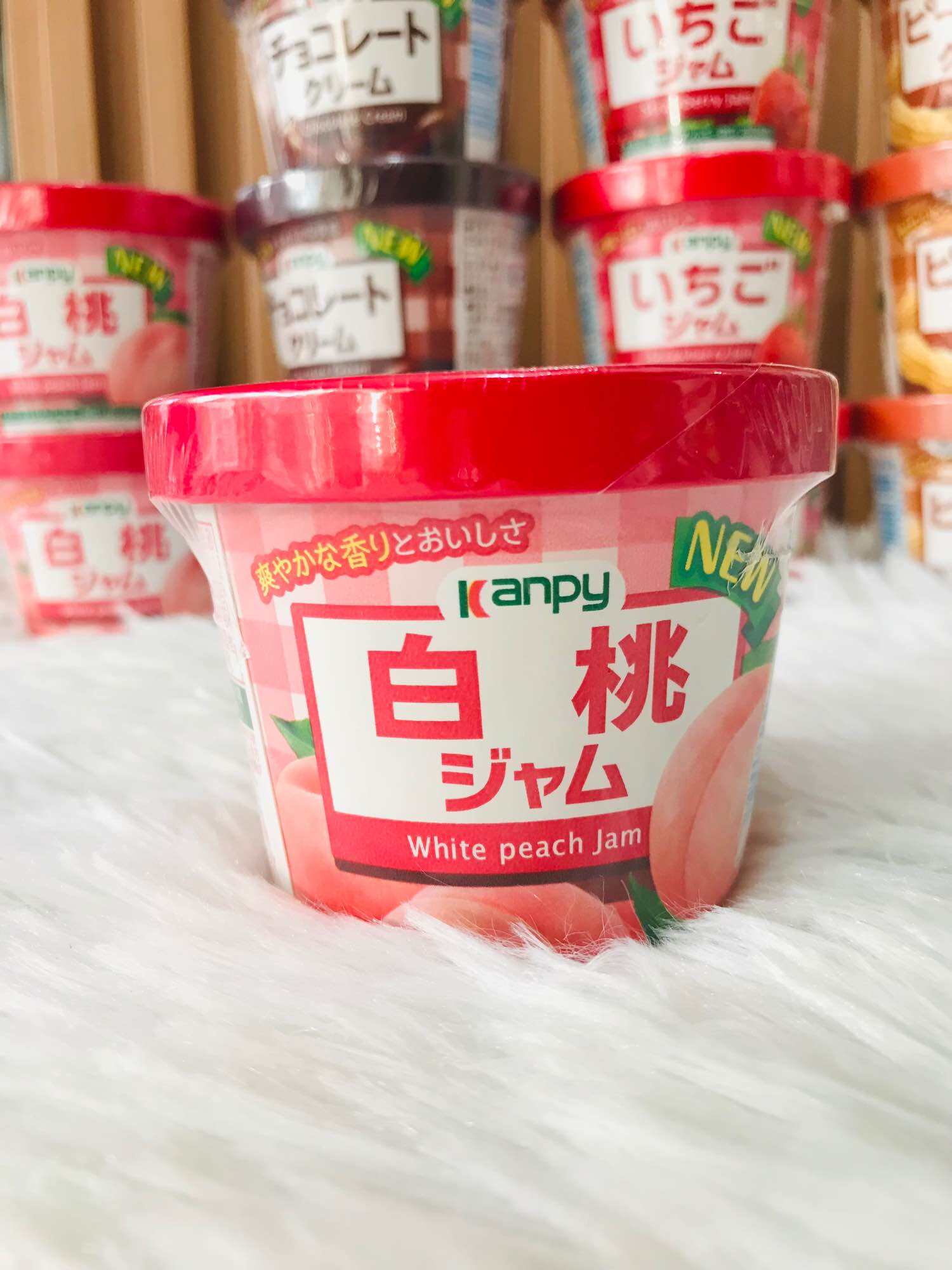 Kanpy Peanut Cream/Strawberry Jam/Chocolate Cream/White Peach Jam 130g/From Japan | Lazada PH