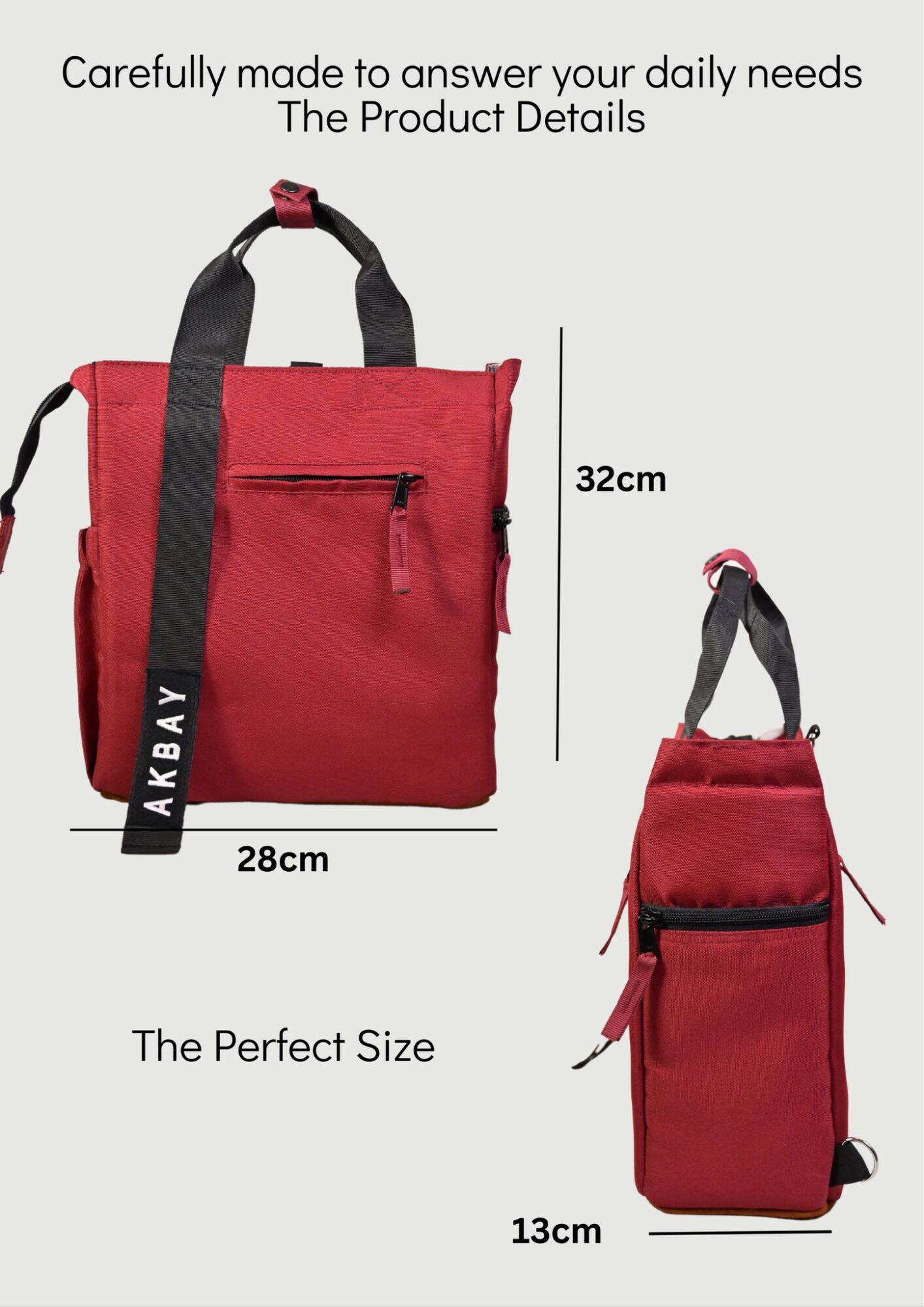 AKBAY Ching 3-Way Bag | Lazada PH