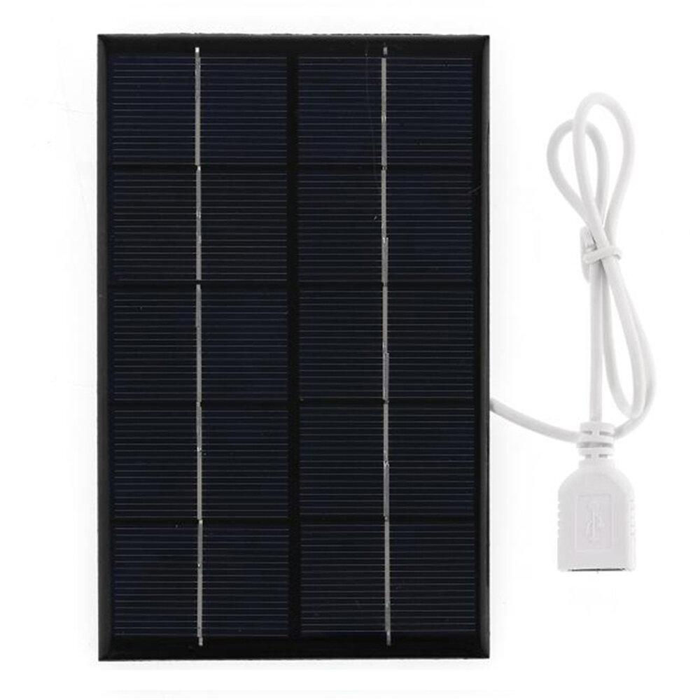 5V 10W Solar Panel Output USB Outdoor Portable Solar System Cell Phone ...