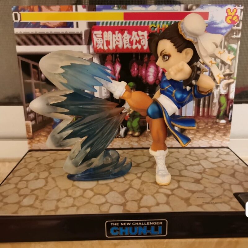 Street Fighter Anime Figures Chun Li Girl Kawaii Manga Standing Model ...
