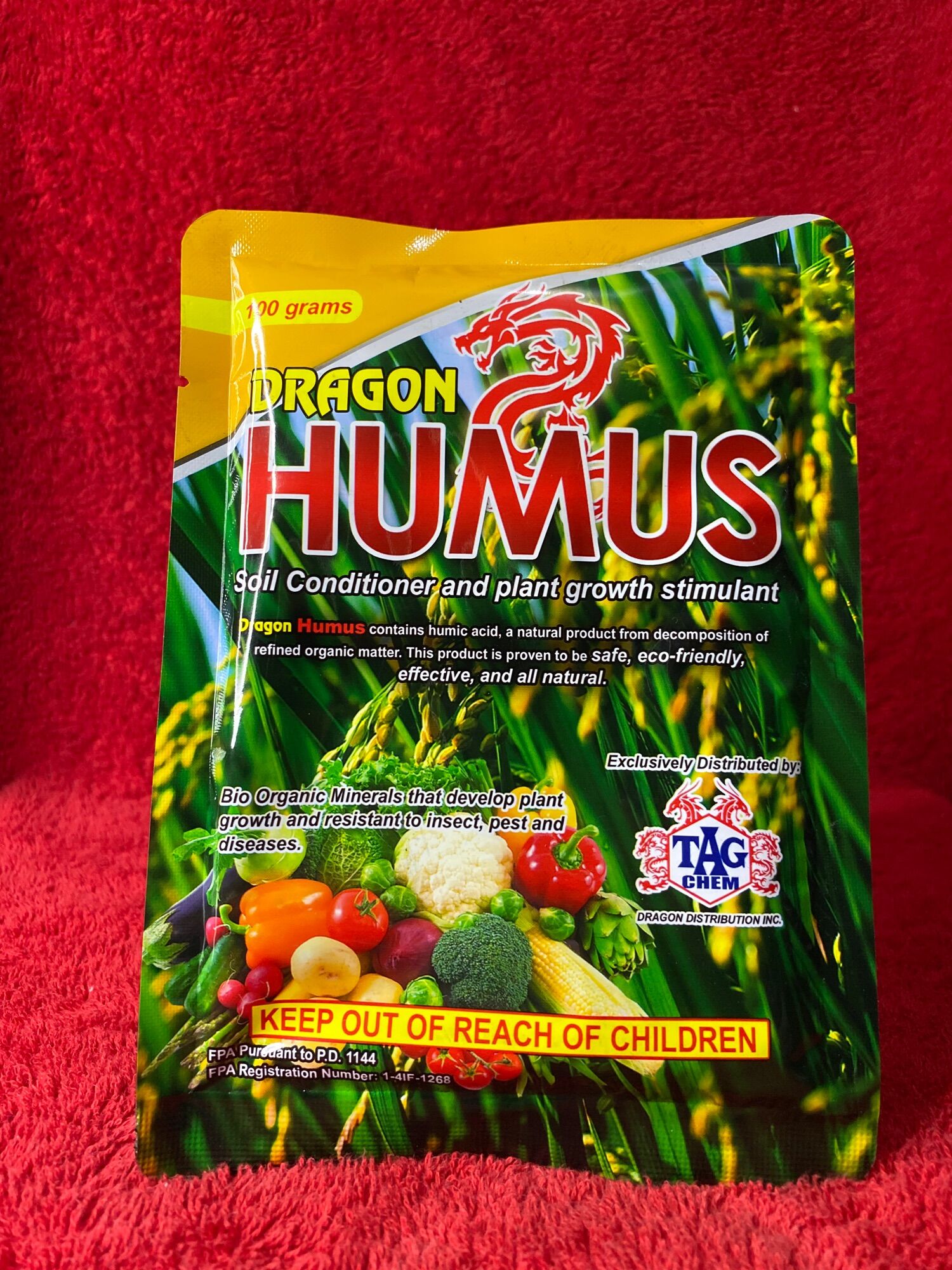 Dragon Humus 100 grams Plant Growth Stimulant and Soil Conditioner ...