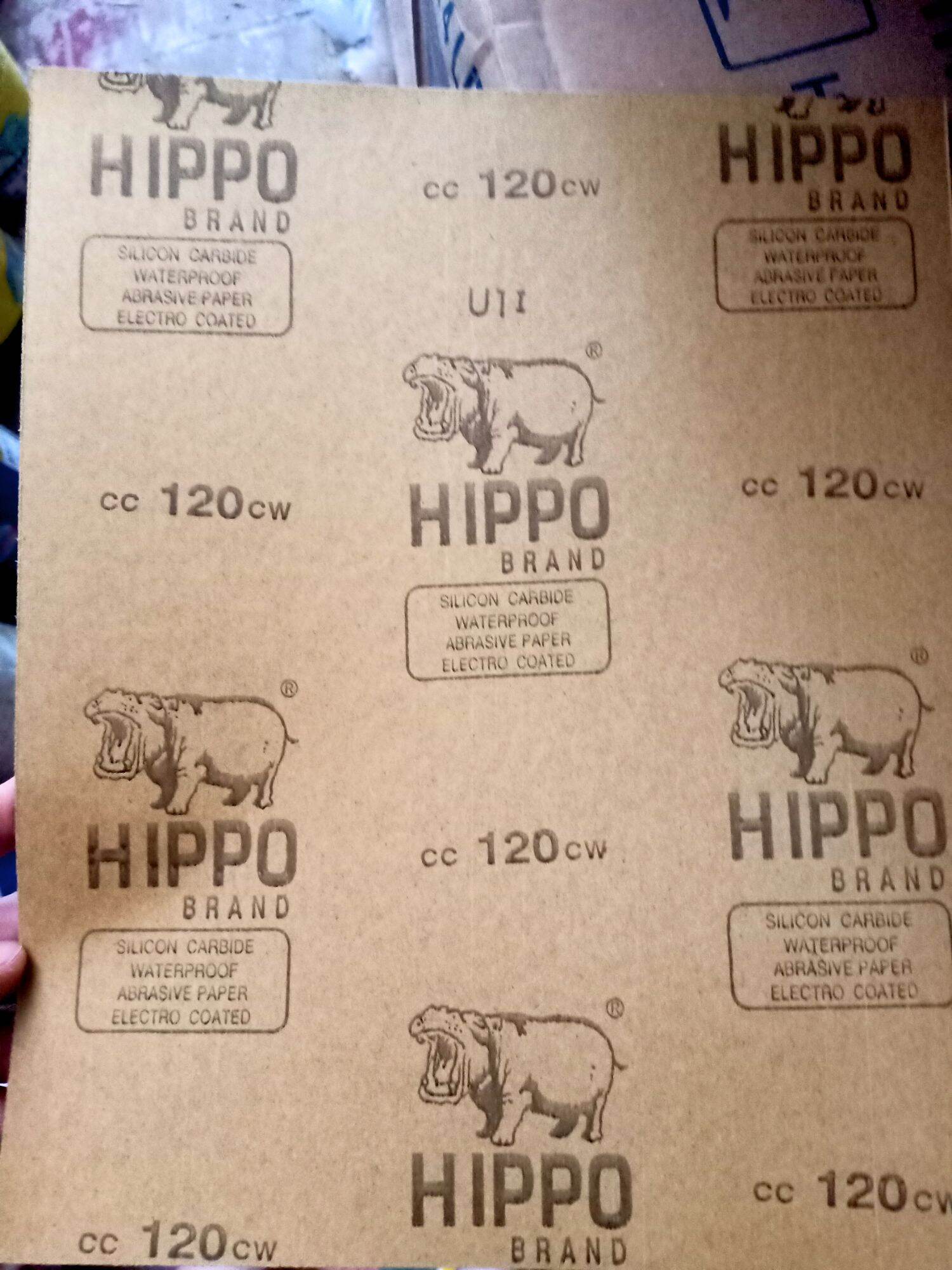 HIPPO waterproof ABRASIVE PAPER (sandpaper)#60 #80 #100 #120 #150 #180 ...