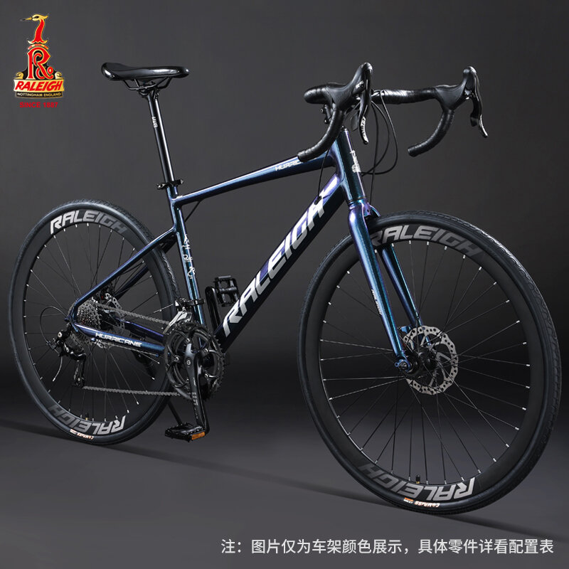 Raleigh British Lanling Road Bike Racing Car Variable Speed Disc Brake ...