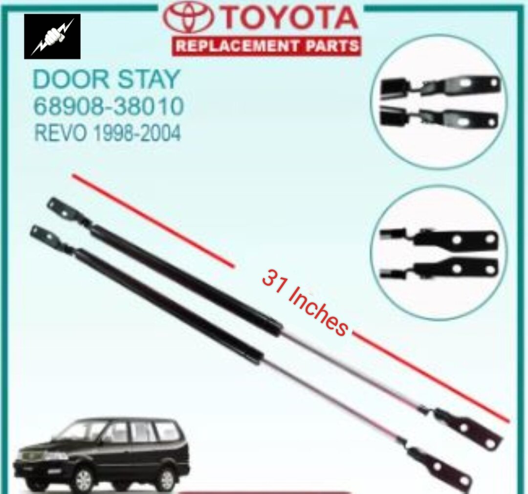 BACK DOOR STAY SET TOYOTA REVO 1998-2004 68908-38010/07 400 NEUTRON ...