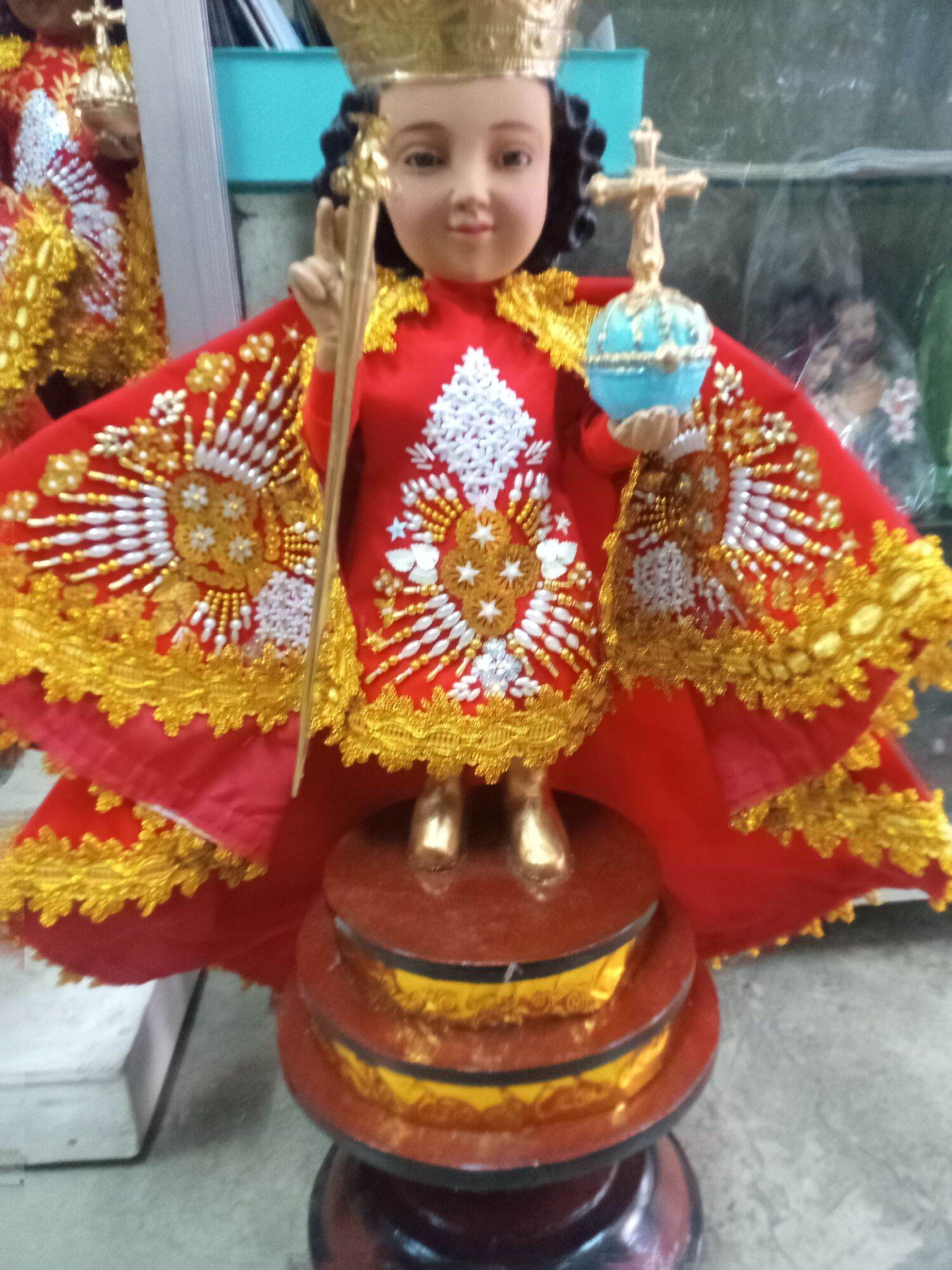 31 inches Senyor Santo Niño De Cebu Statue Figurine Senior Sto Nino ...