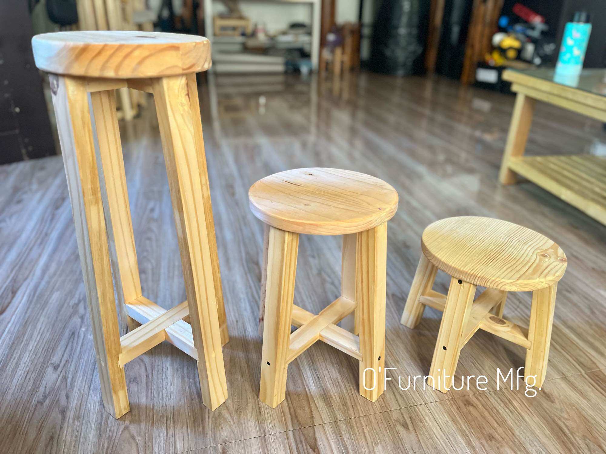 OFMFG AESTHETIC WOODEN BAR STOOL MATIBAY MAKAPAL ANG KAHOY PALOCHINA ...