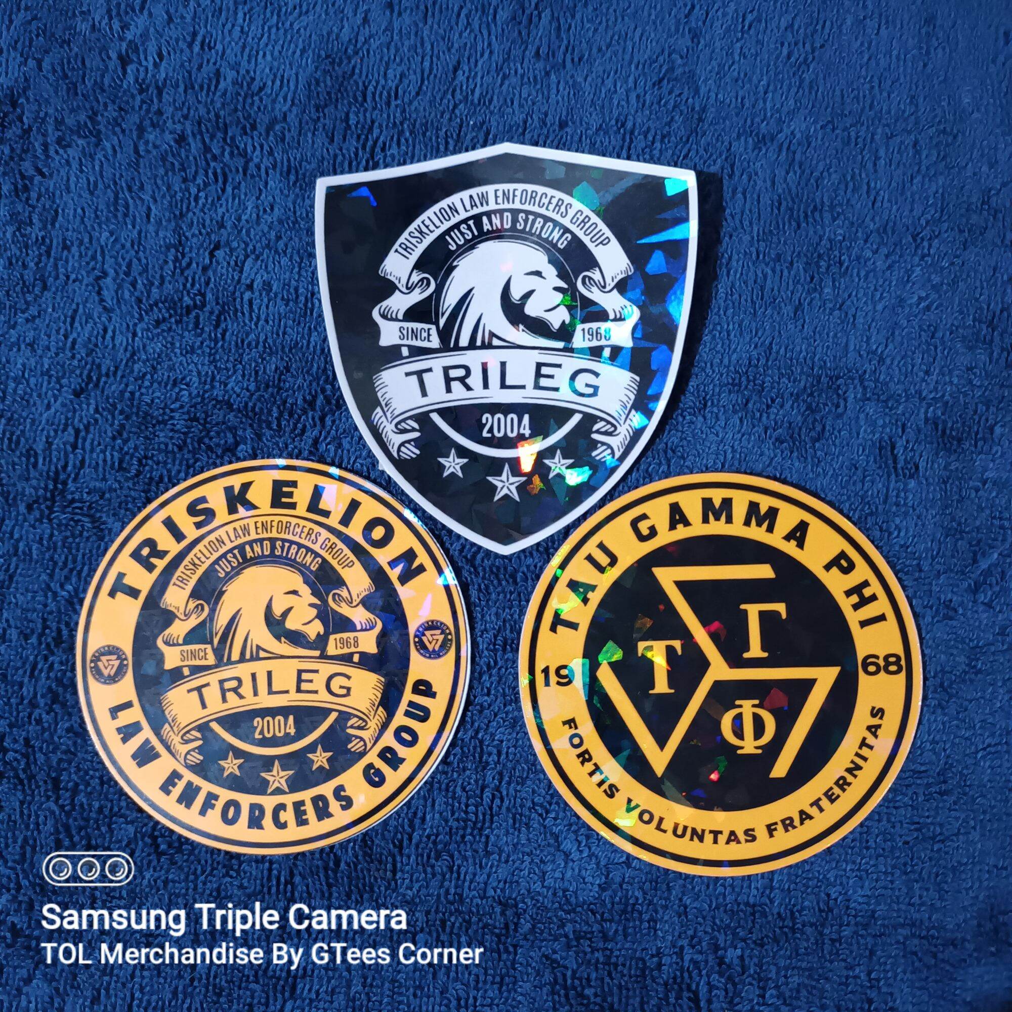 Hologram Sticker for Motorcycle TAU GAMMA PHI TRISKELION DESIGN | Lazada PH