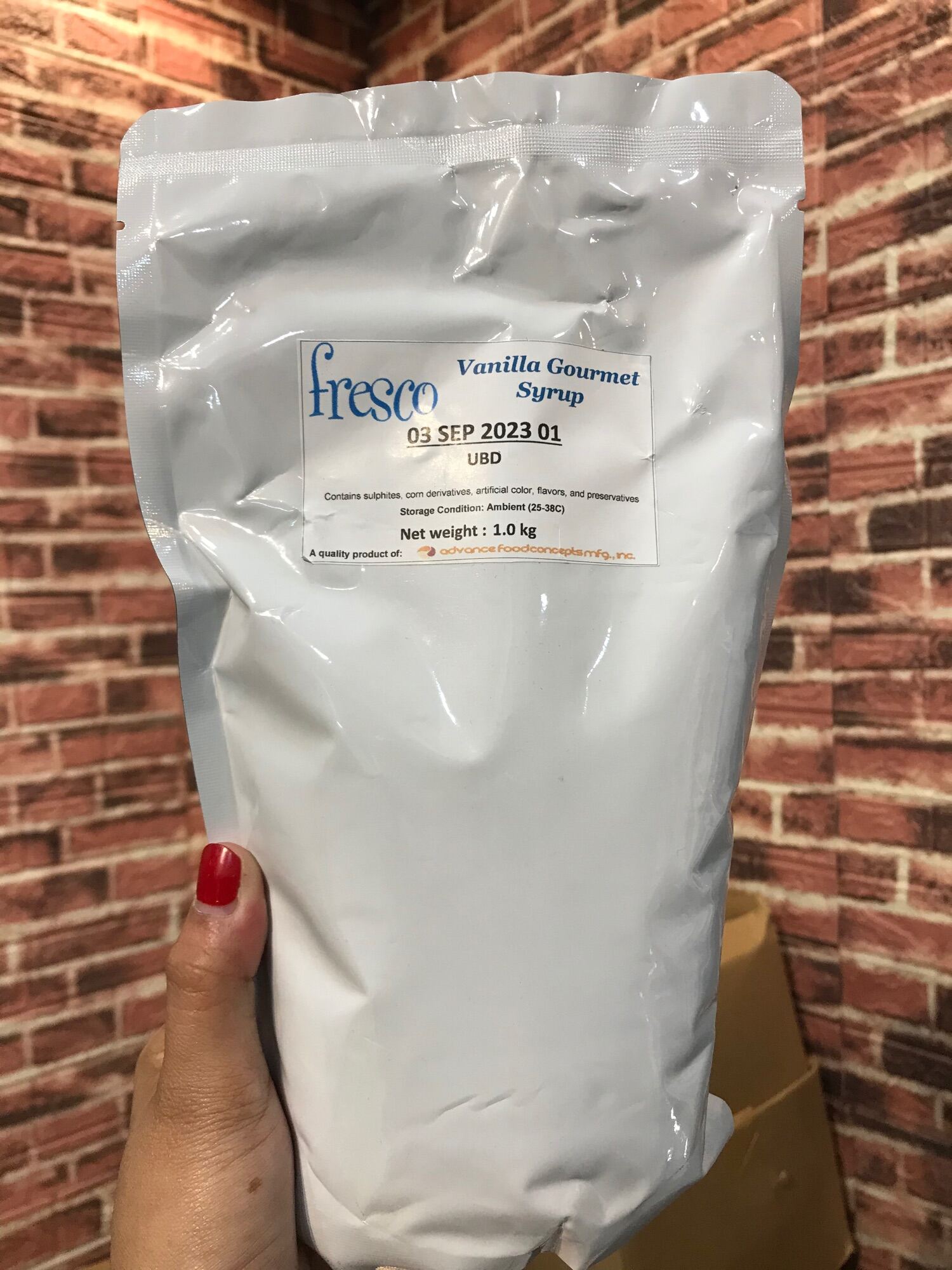 Fresco Vanilla Gourmet Syrup 1kg | Lazada PH