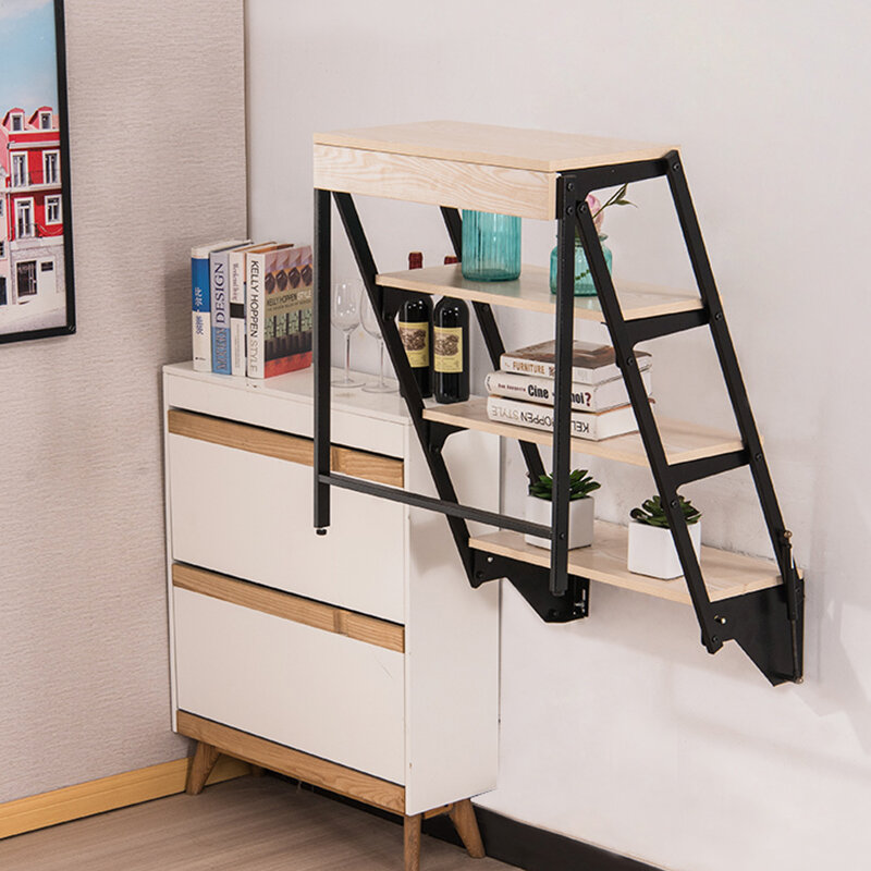 Multi-Functional Deformation Wall-Mounted Folding Table Wall TikTok Same Style Internet ...