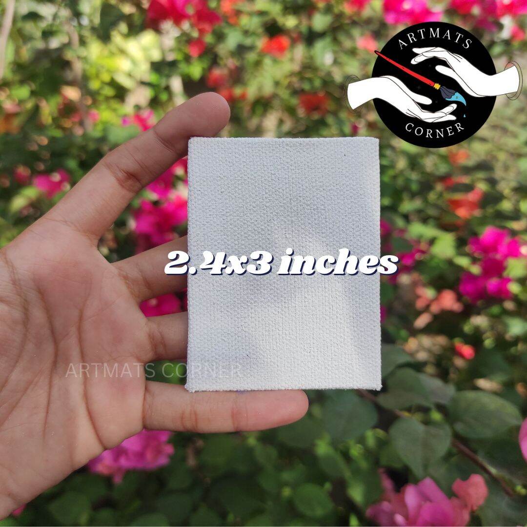 Mini Canvas Panel Board Rectangular Sizes Student Grade Gesso Primed ...