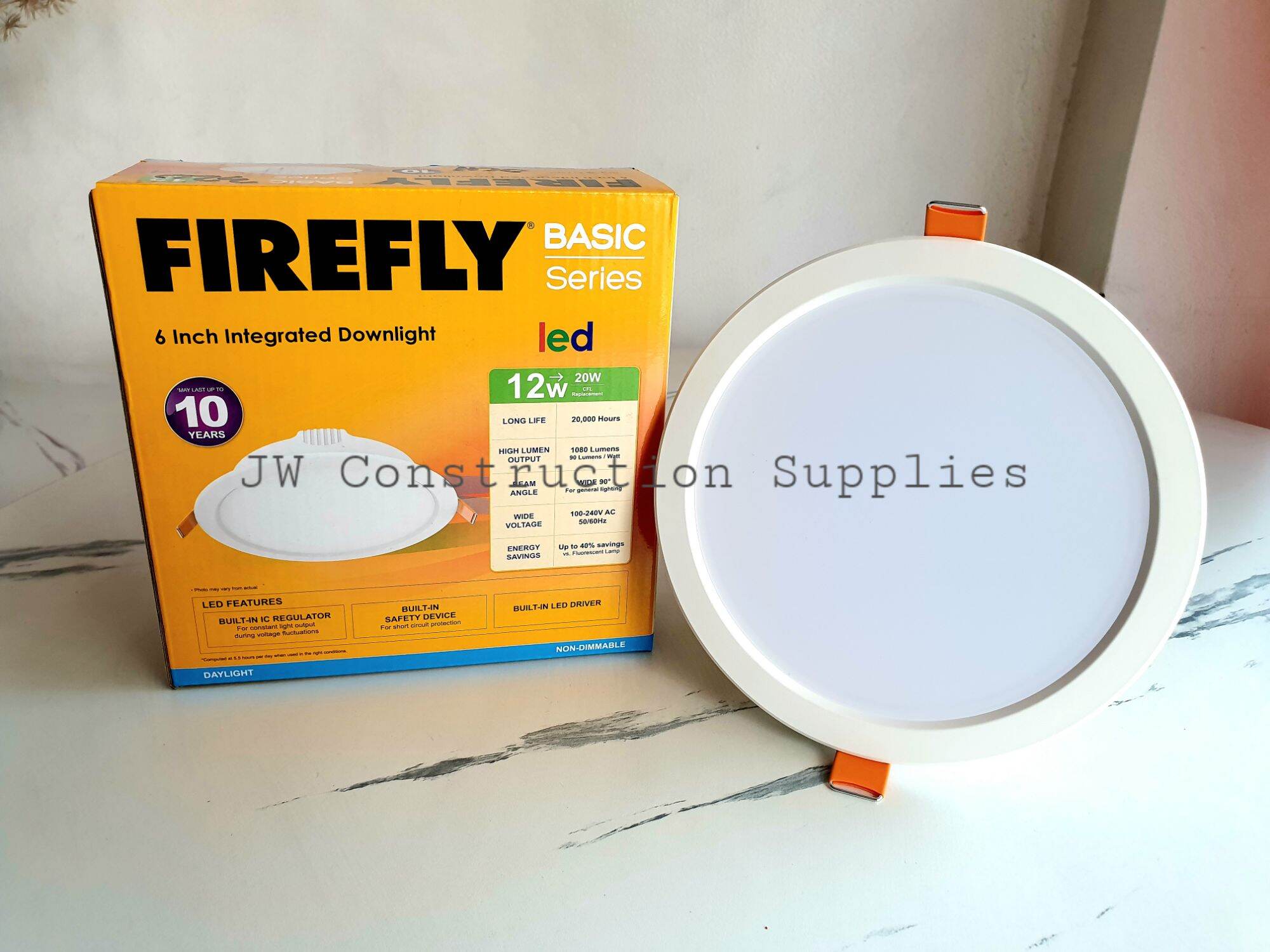 Firefly LED 12W 6in Integrated Downlight | Lazada PH