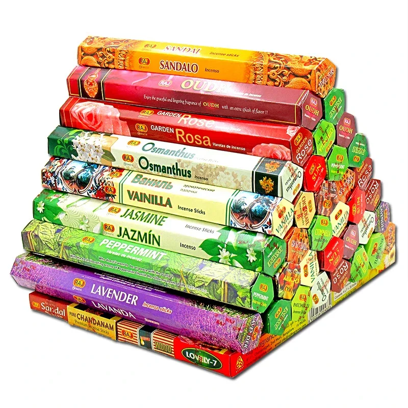 1 Box Natural Sandalwood Indian Incense Sticks 20sticks White Sage ...