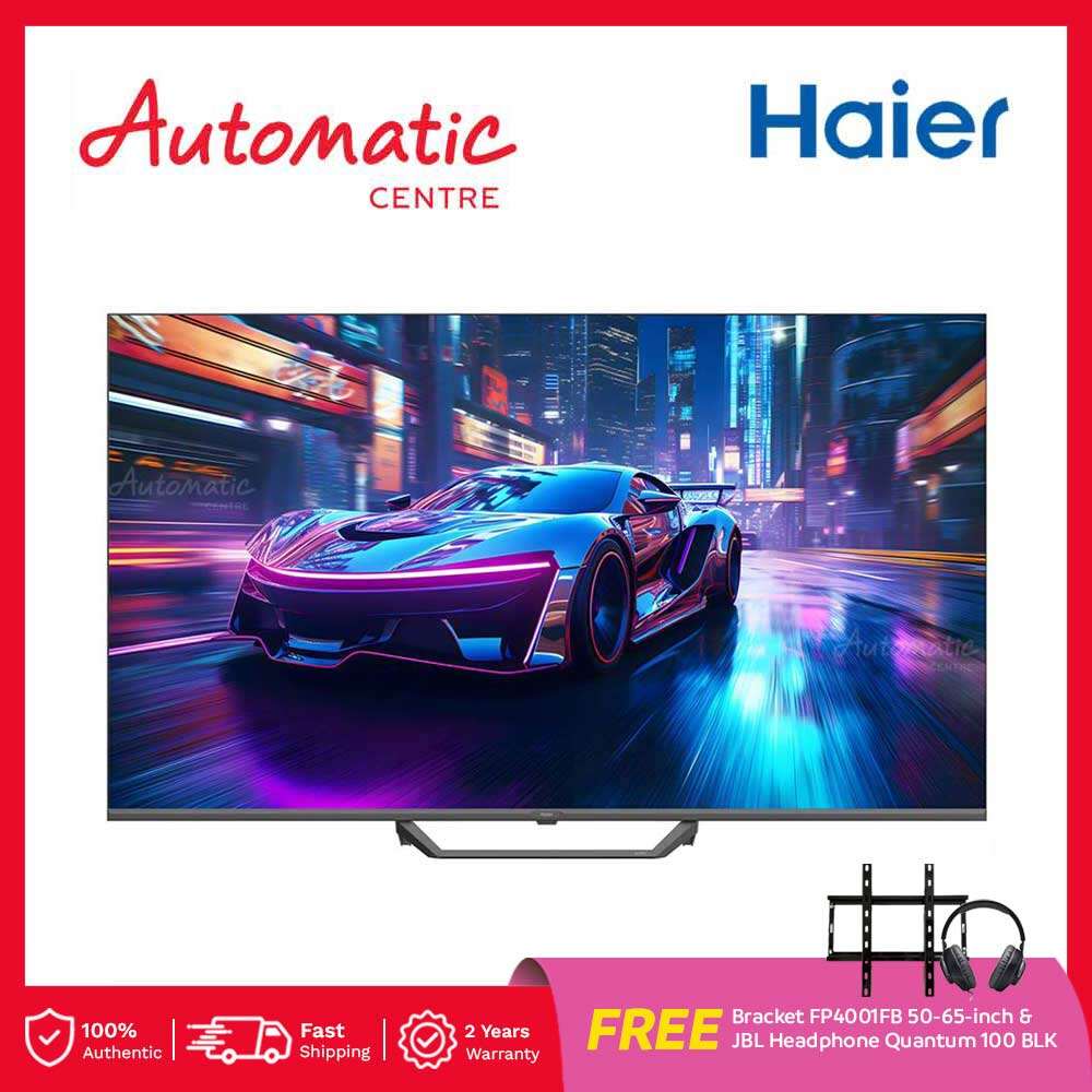 Haier QLED H55S80EUX 55-inch, QLED, Google TV, Color Gamut, Netflix ...
