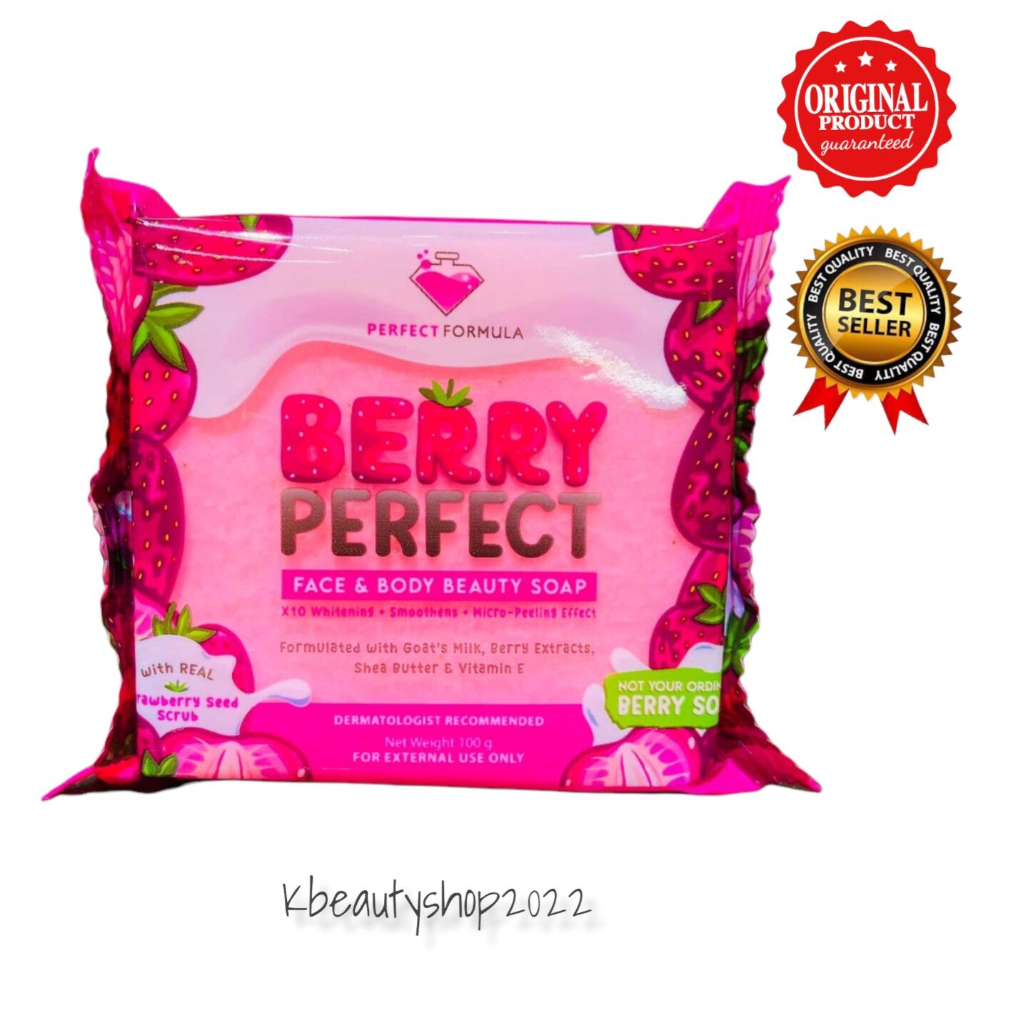 kShop2: Perfect Formula Berry Perfect Body whitening Soap 1 bar | Lazada PH