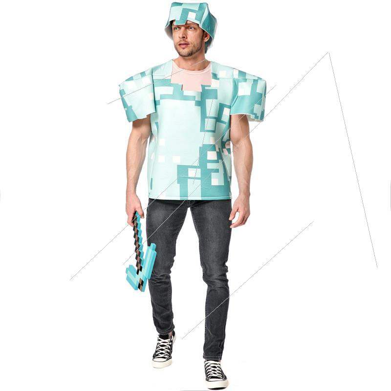 Costume Game Steve Amazon Adult Men My World Cosplay Halloween Cos ...