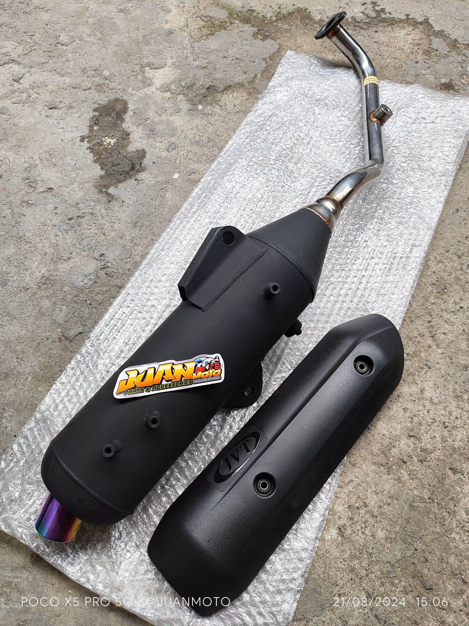 JVT PIPE V3 TITANIUM TIP ADJUSTABLE [ Click v2-v3/Mio i 125/ AeroxV1/V2 ...