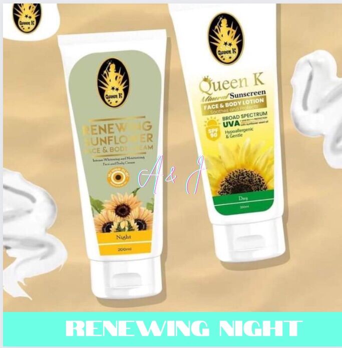 Queen K Renewing Sunflower Face and Body Lotion | Lazada PH