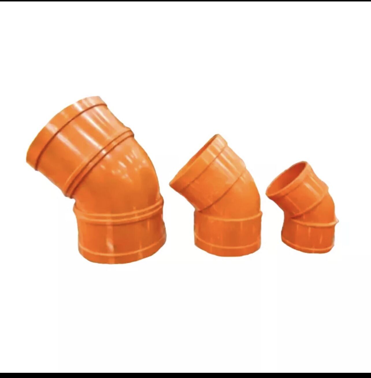Pvc fittings elbow 45 ° orange available #2,#3,#4 | Lazada PH