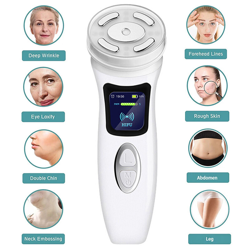 NEW MINI HiFu 4.0 Rechargeable Ultrasound LED EMS Microcurrent Pulse ...