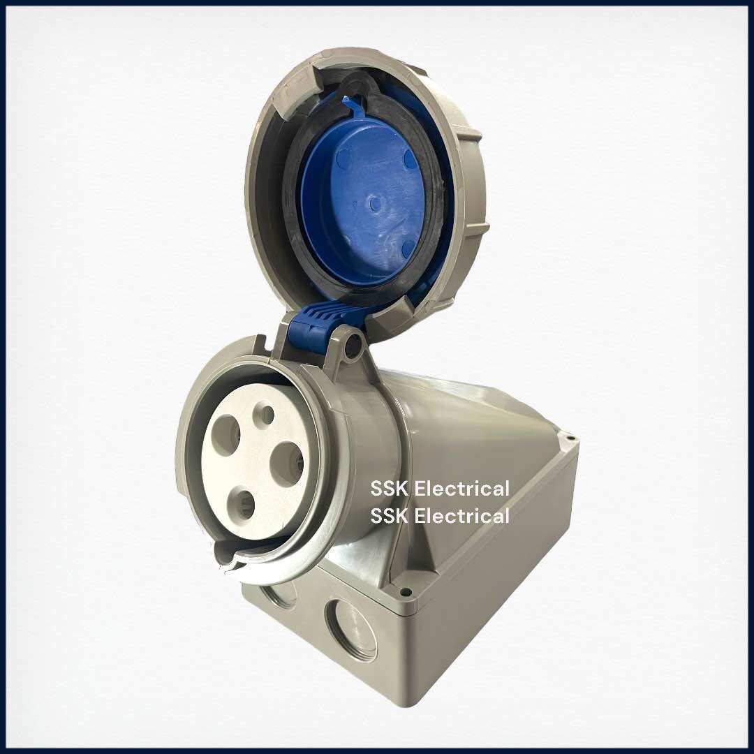 WIXIM 63A 3 PRONG INDUSTRIAL PLUG | SOCKET | CONNECTOR | ssk electrical ...