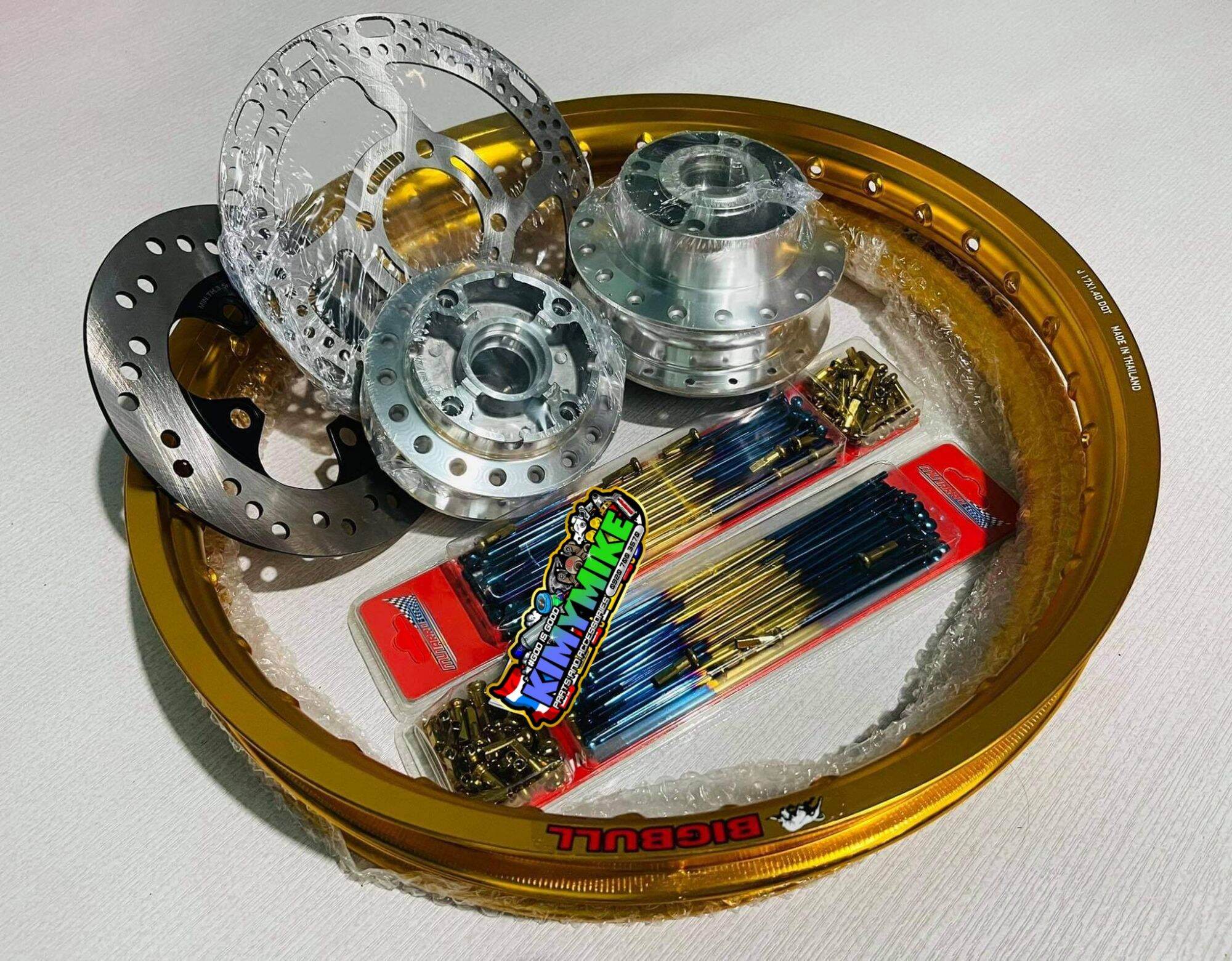 rim set for Xrm trinity 125. disc brake front and rear | Lazada PH