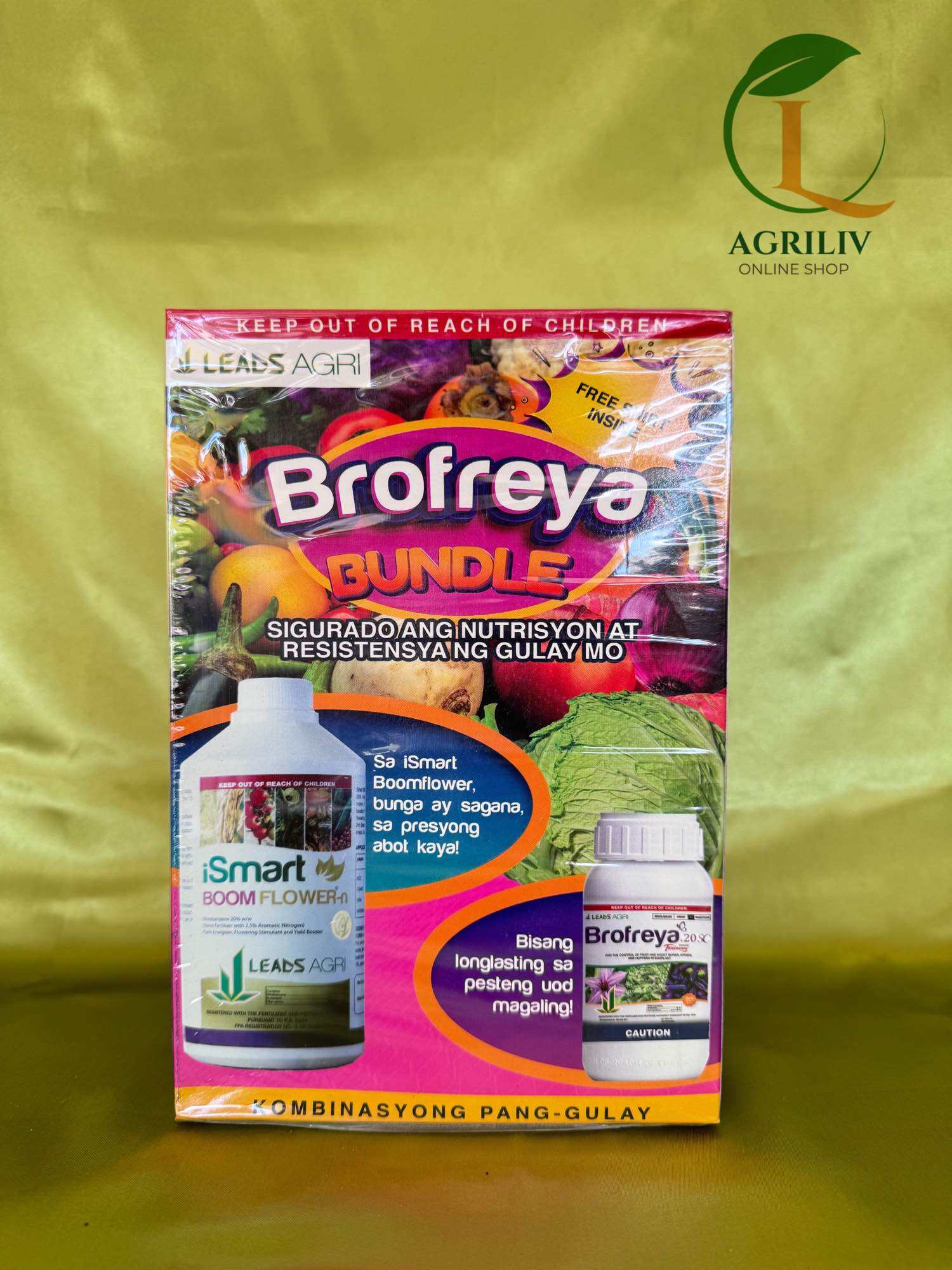 Boom Bundle **Boom Flower 1 Liter and Brofreya 100mL** with FREE SHIRT ...