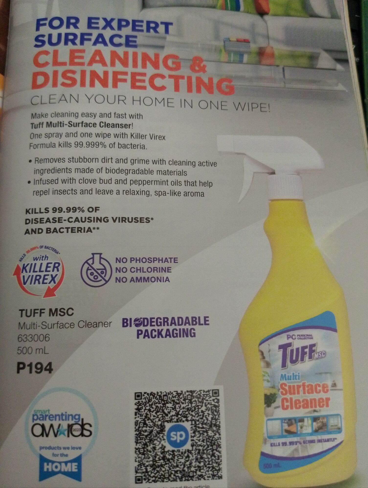 Tuff MSC (Multi-Surface Cleaner) | Lazada PH