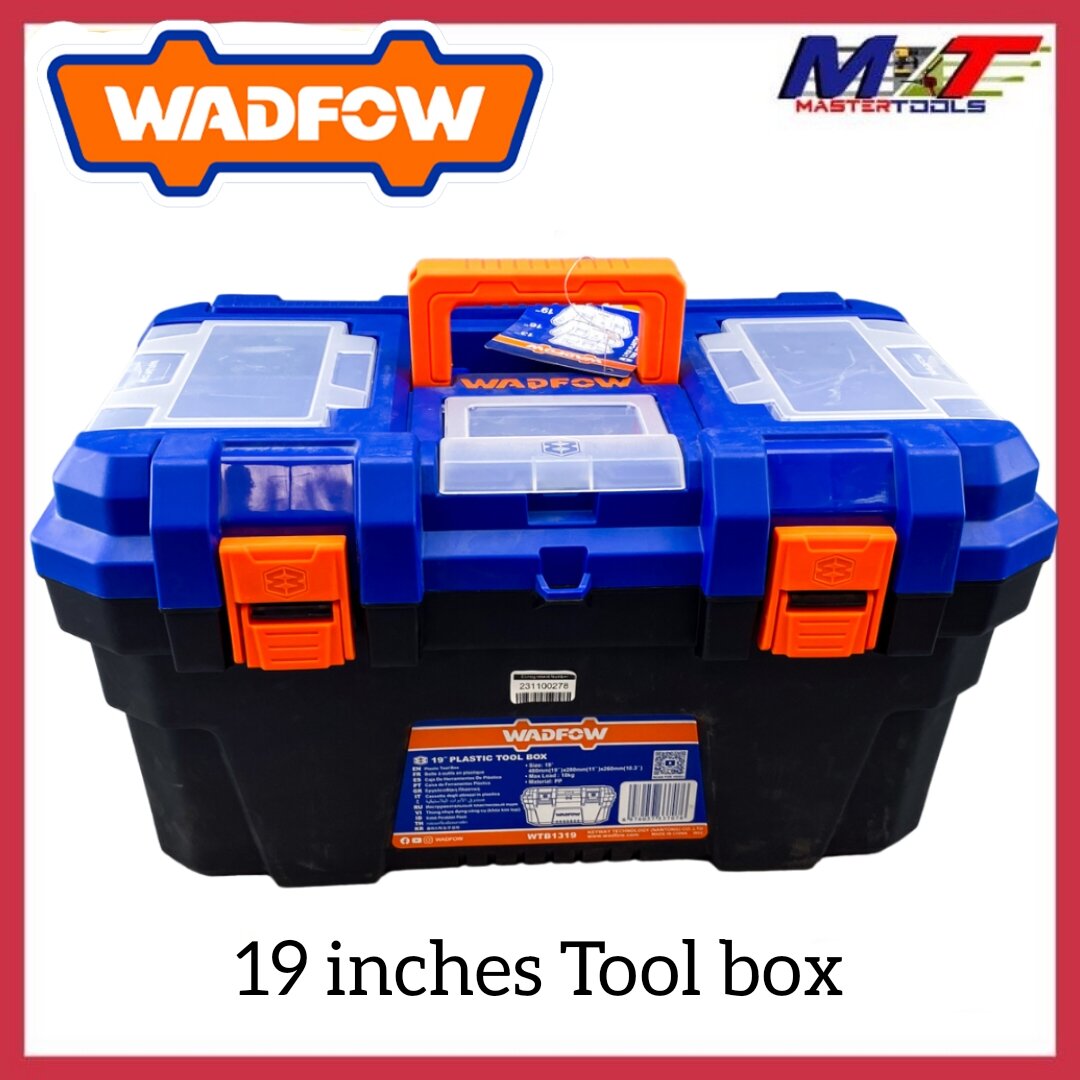 Wadfow Hard Plastic Toolbox 19 inches | Lazada PH