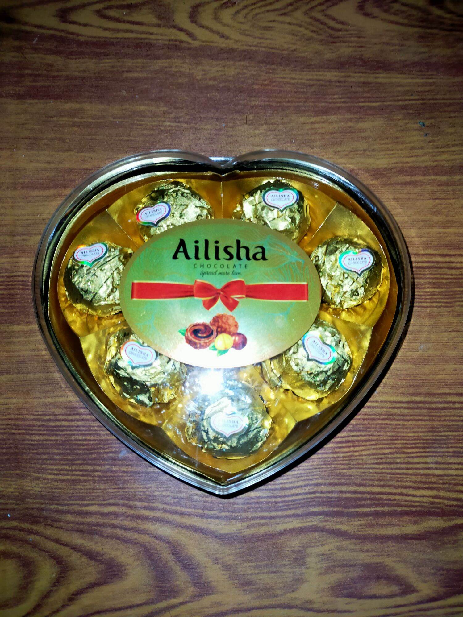 Ailisha Chocolate Wafer Ball Heart / Rose / Box (perfect gift) | Lazada PH